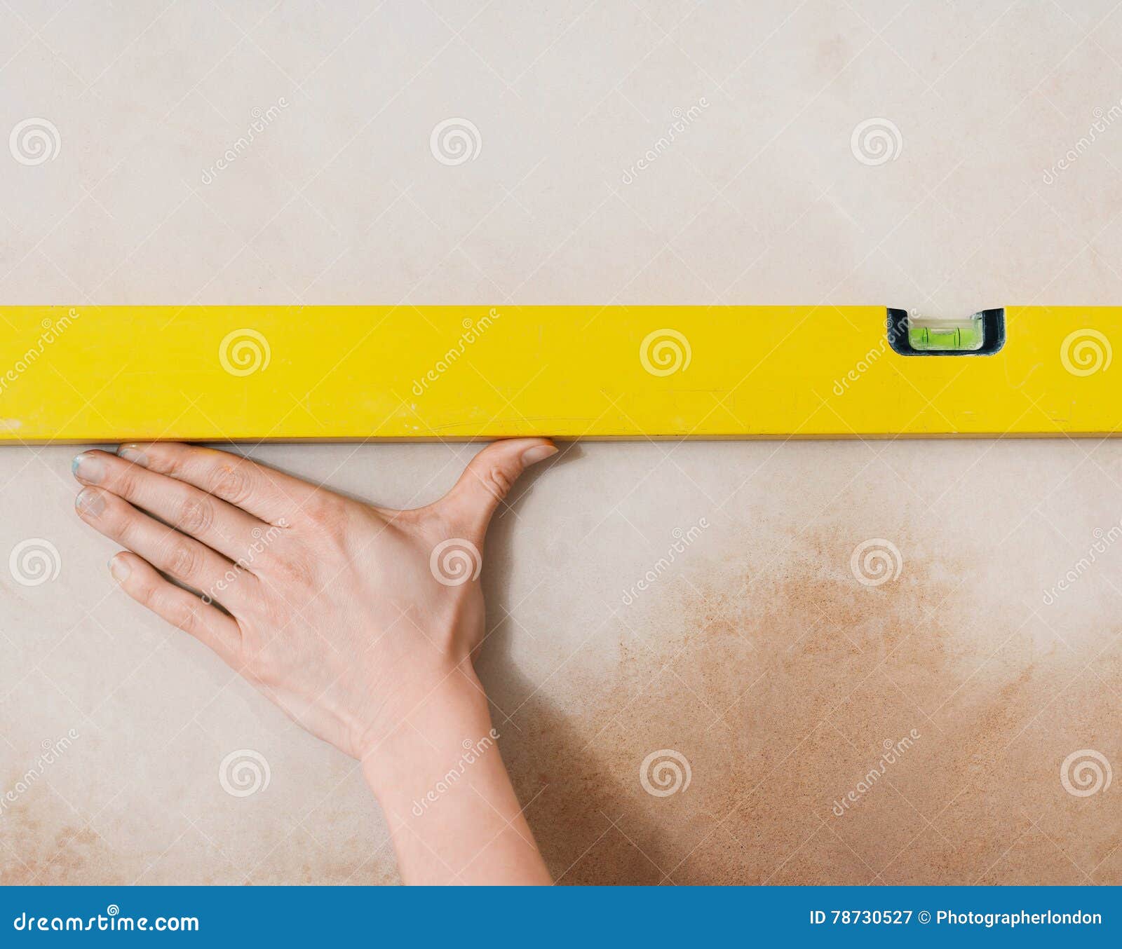Using spirit level stock image. Image of level, measuring - 78730527