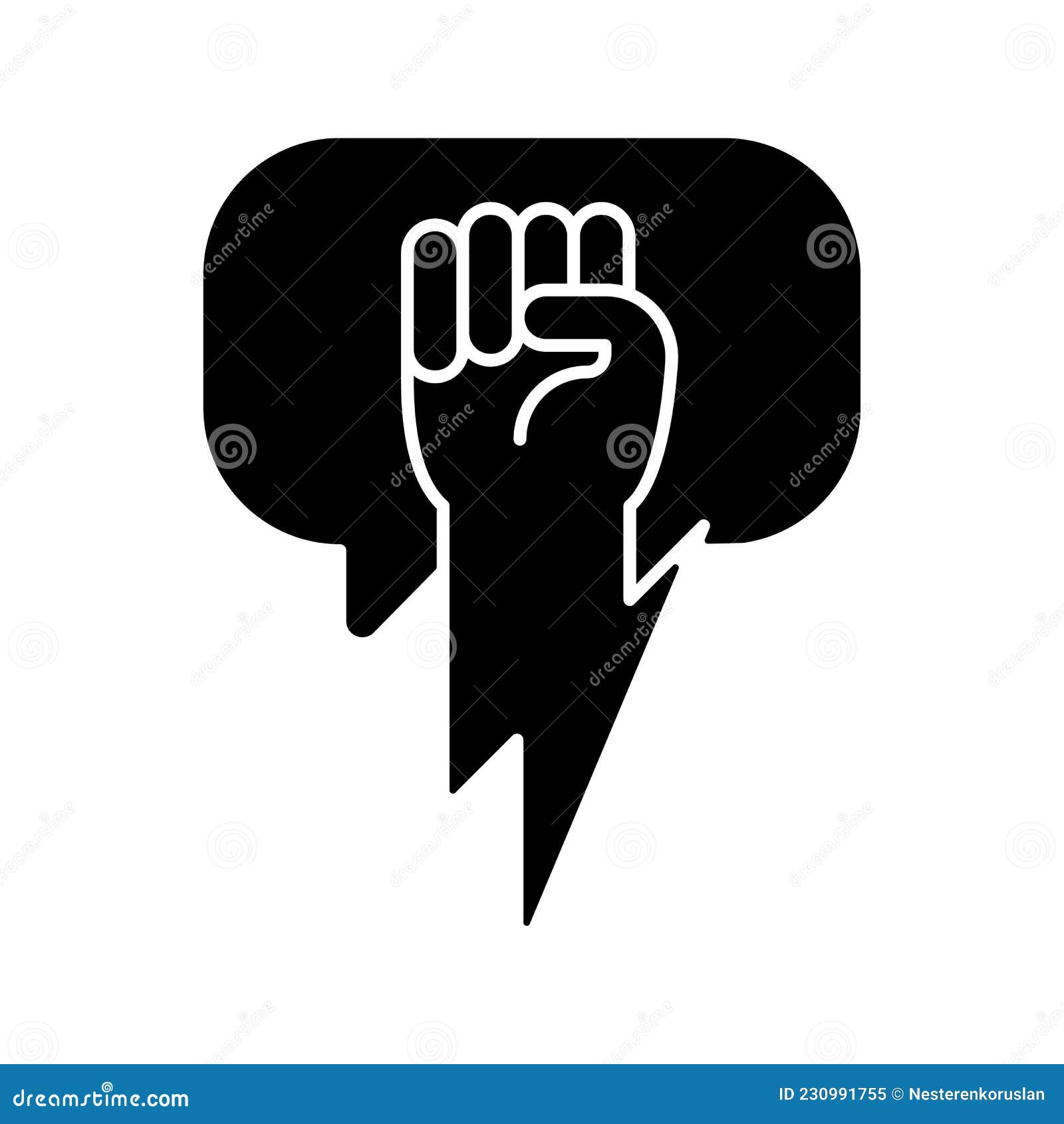Using Strong Arguments Black Glyph Icon Stock Vector - Illustration of ...