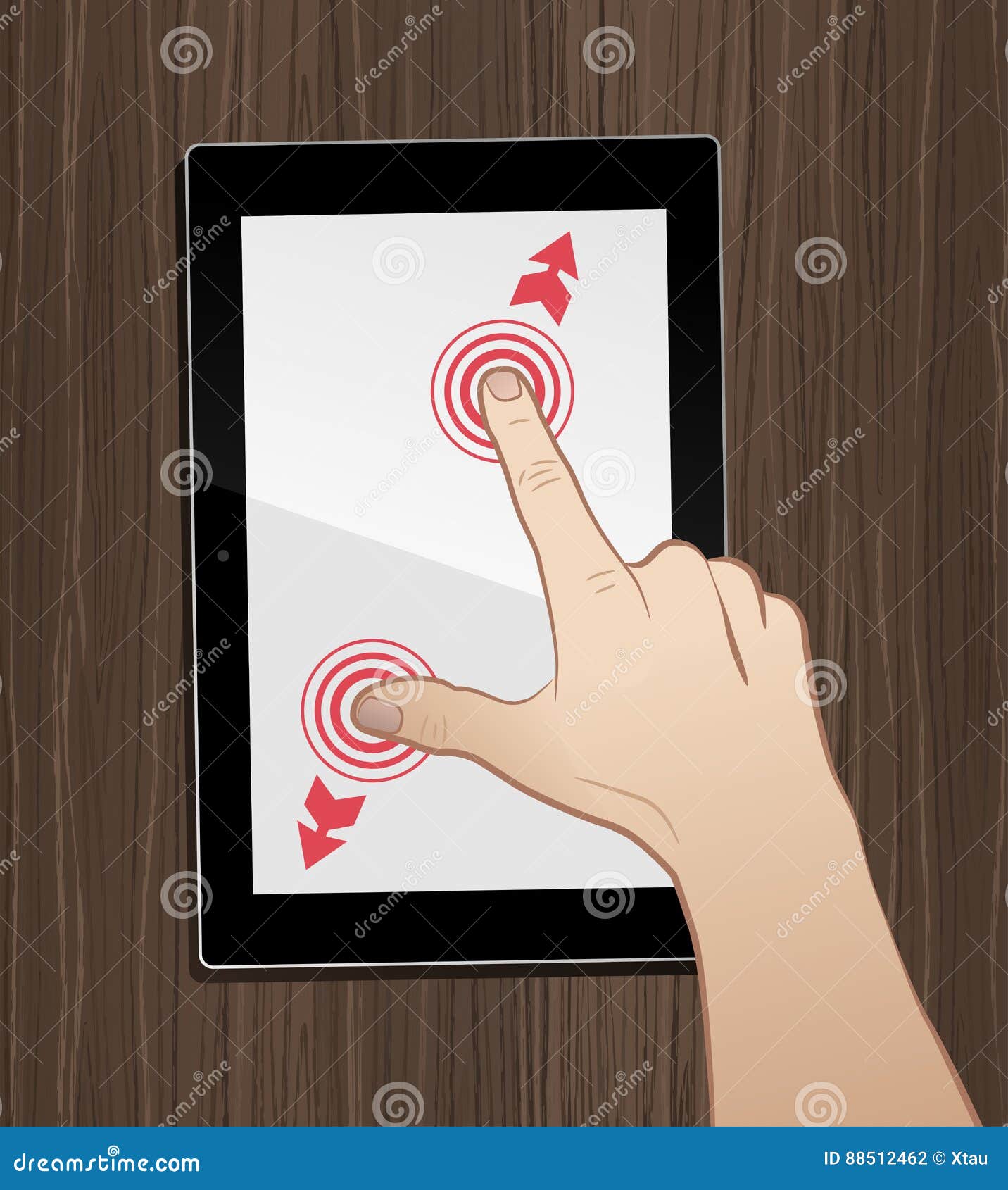 Static, Sliding And Rolling Friction Physics, Vector Illustration ...