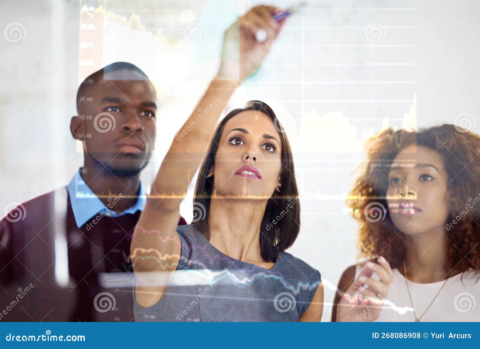 Using Technology for Better Business. a Group of Business Colleagues ...