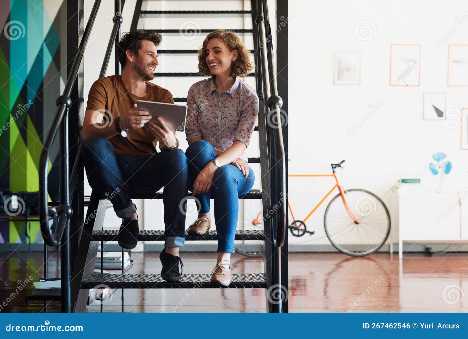 Using Technology To Bring Their Ideas Together. Two Designers ...