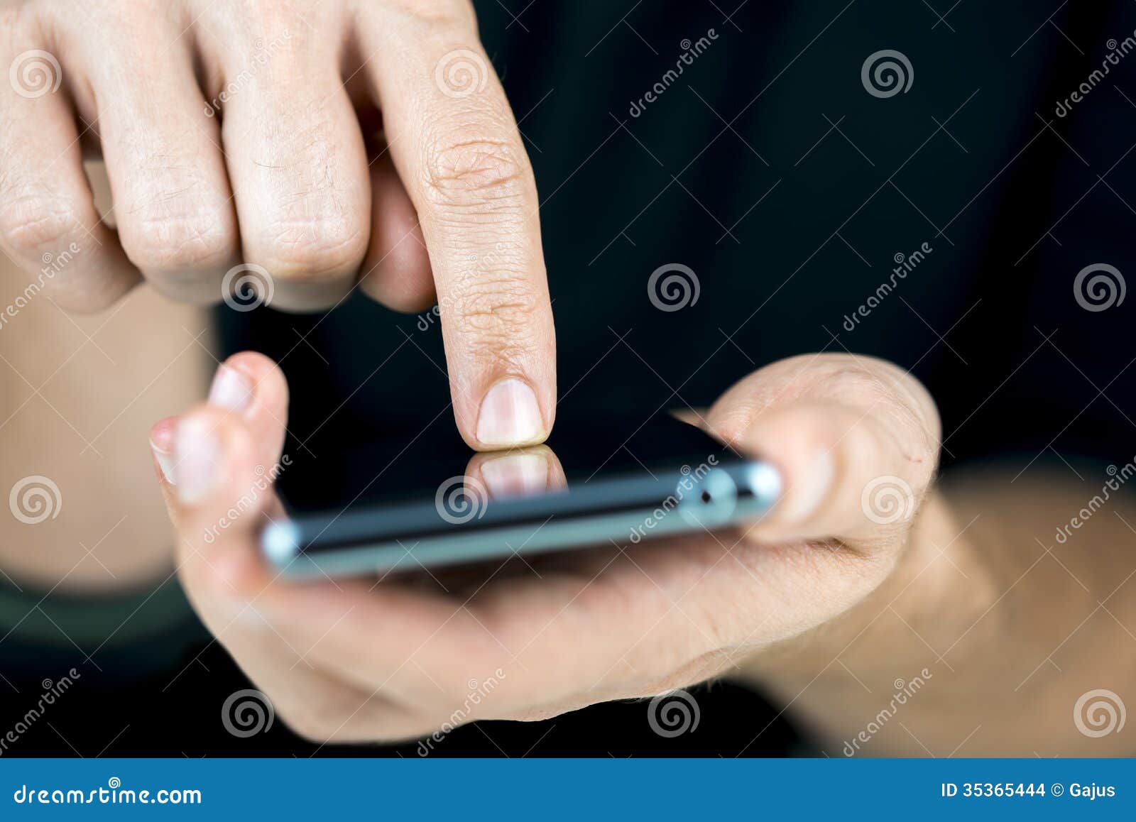 Using touch phone stock photo. Image of mobile, stylish - 35365444