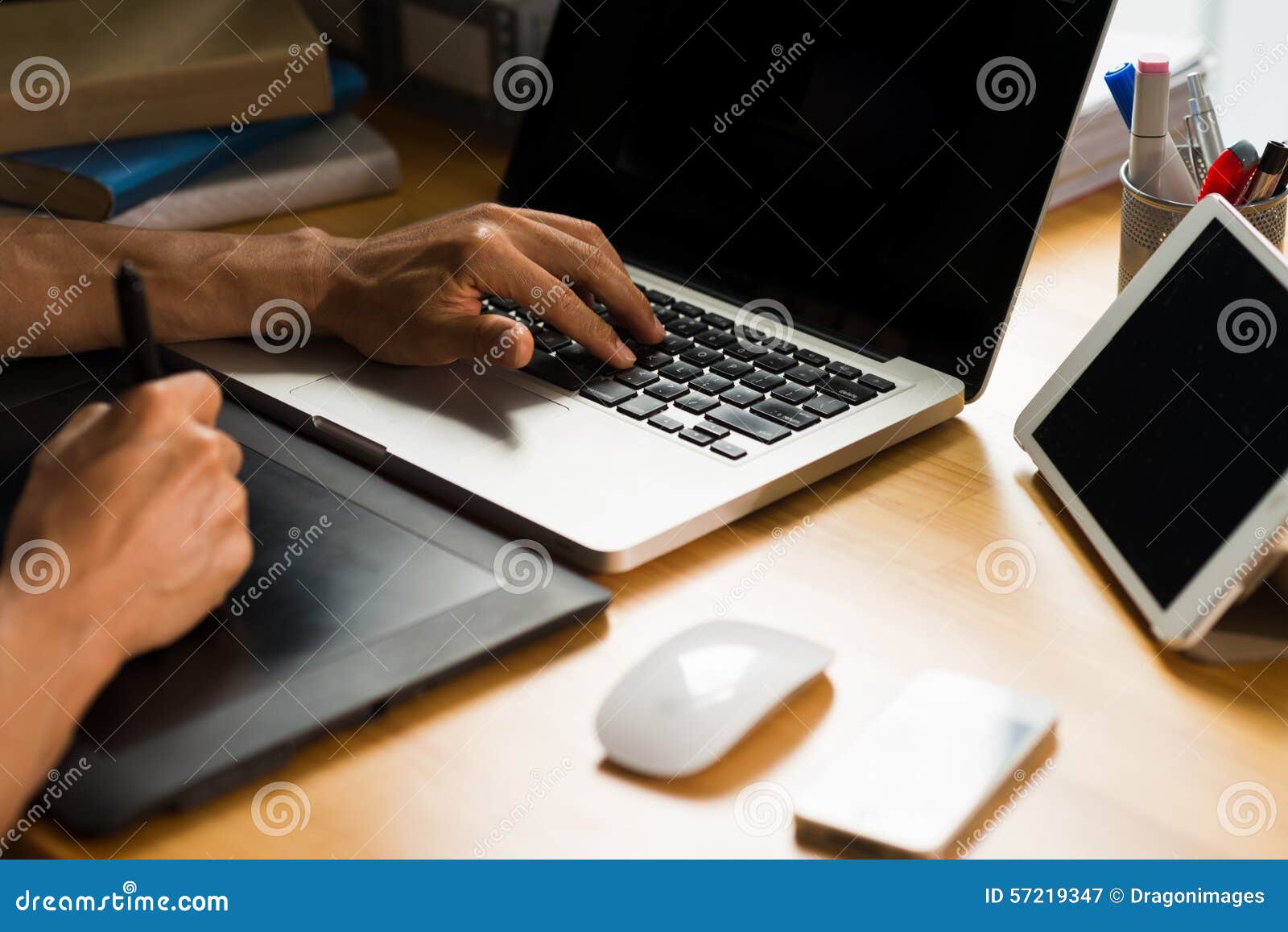 Using touchpad stock image. Image of freelancer, device - 57219347