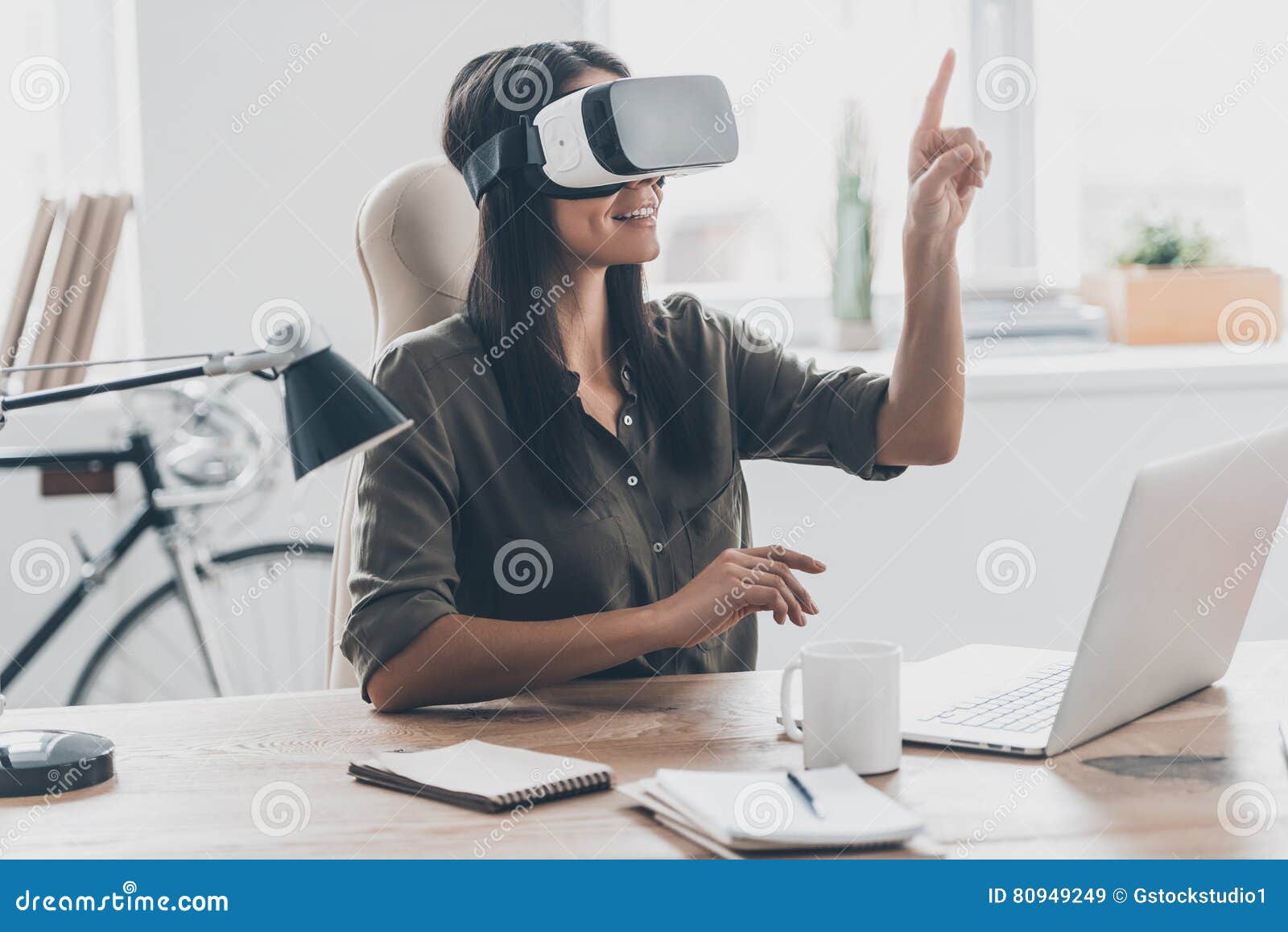 Using VR technologies. stock image. Image of expertise - 80949249