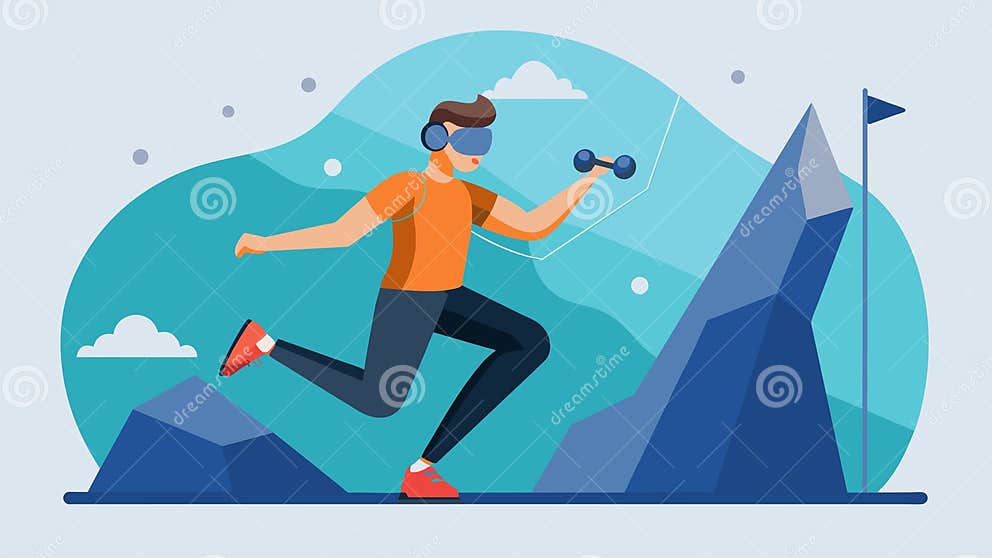 Using VR Technology a Person is Able To Simulate Rock Climbing ...