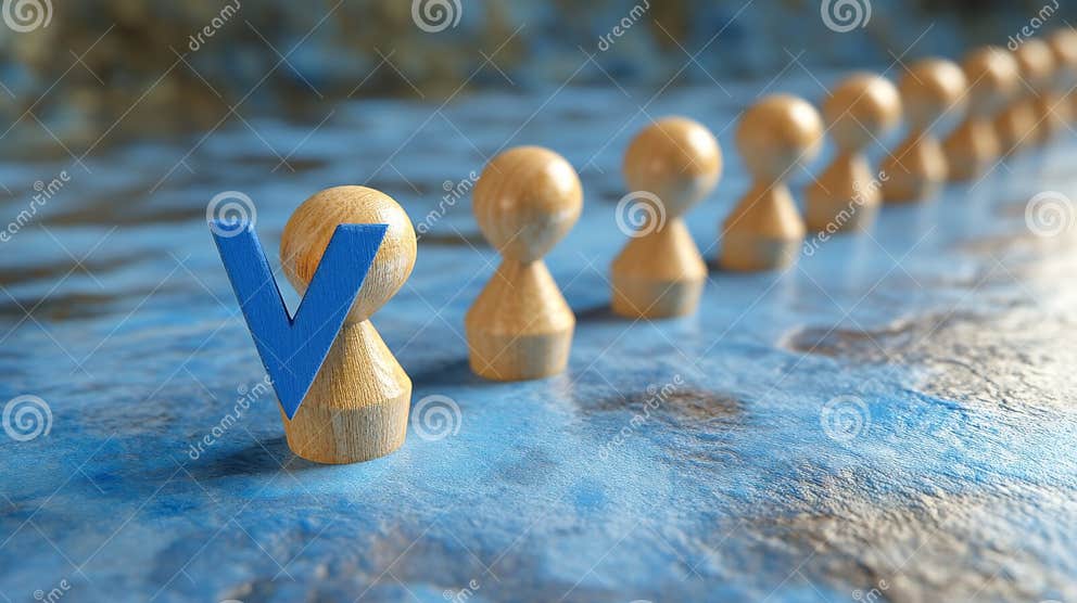 Using Wooden Checkmarks on a Notepad To Mark Completed Tasks and Stay ...