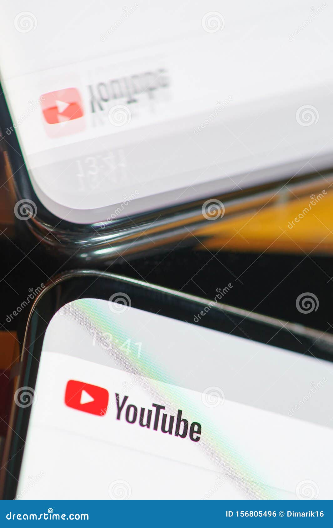 Using Youtube Service Application on Smartphone Editorial Photo - Image ...