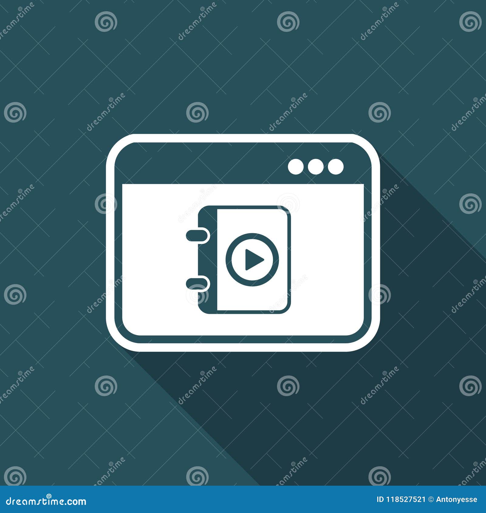 Uso De La Lista De Temas - Icono Plano Del Vector Ilustración del ...