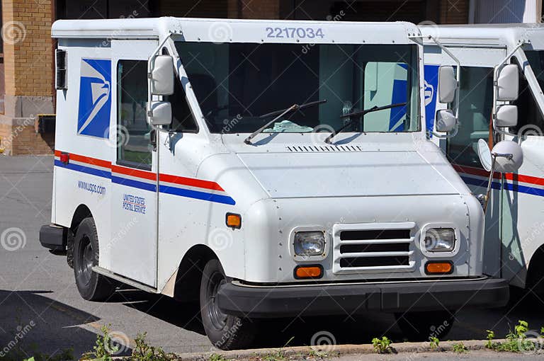 USPS postal vehicle editorial stock photo. Image of usps - 24112208