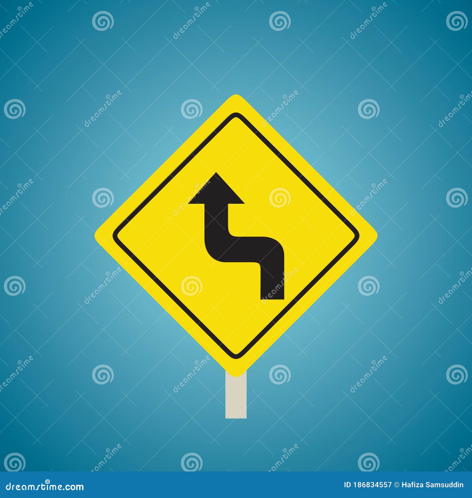 USROAD1 stock vector. Illustration of lane, street, highways - 186834557