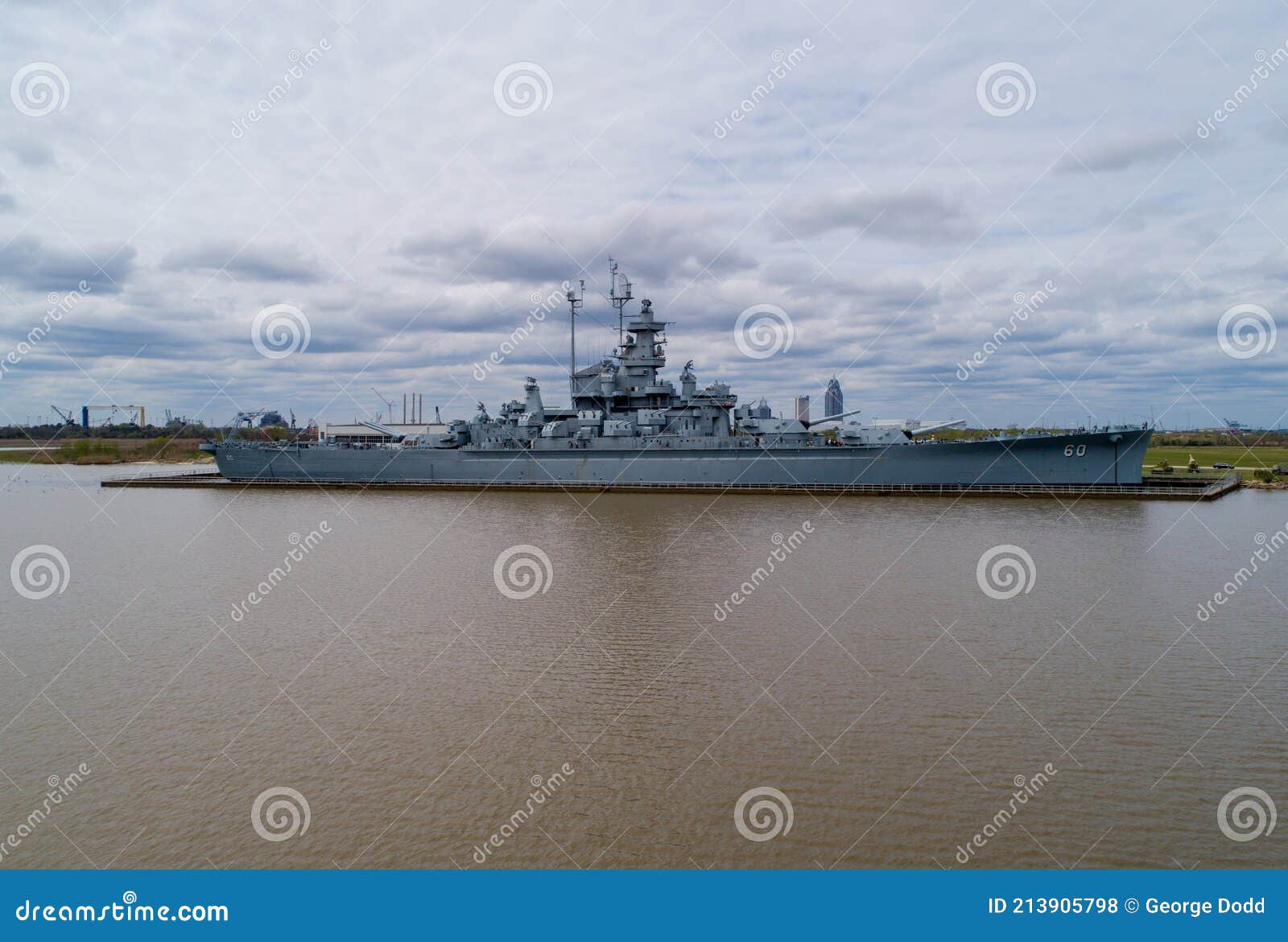 The USS Alabama Battleship in Mobile, Alabama Stock Photo - Image of ...