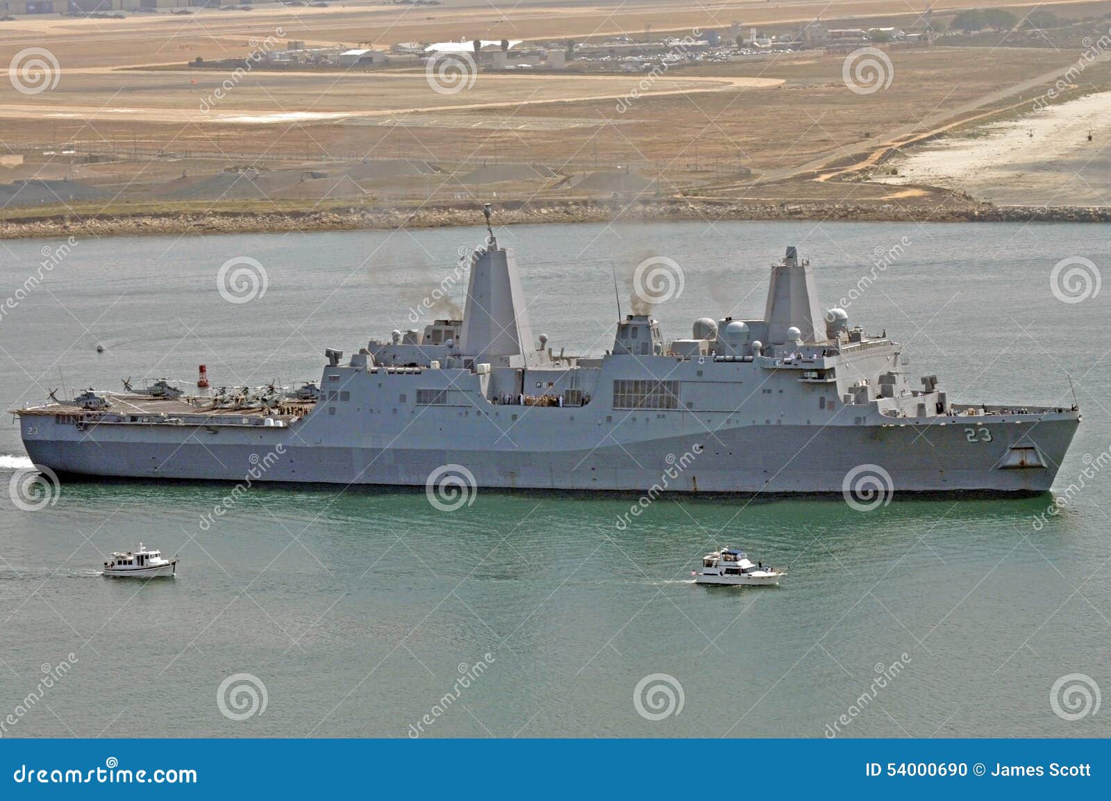 USS Anchorage (LPD-23) imagen editorial. Imagen de nave - 54000690