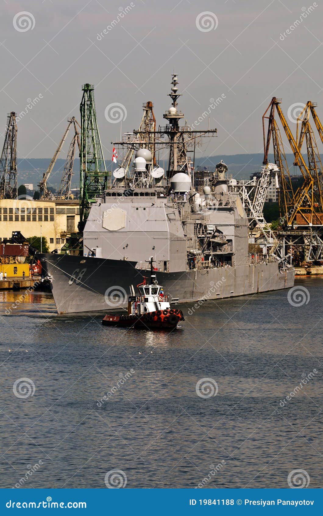 USS Anzio (CG-68) editorial stock photo. Image of armed - 19841188