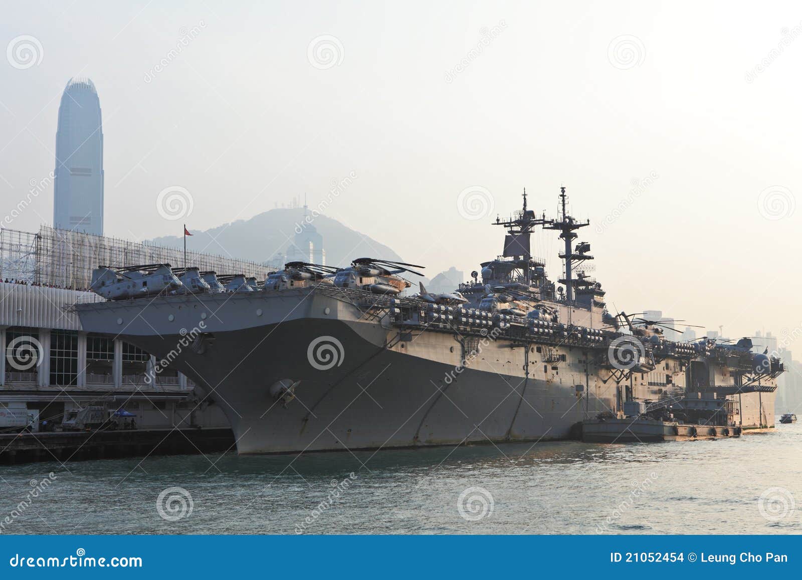 USS Boxer(LHD-4) in Hong Kong Editorial Stock Image - Image of america ...