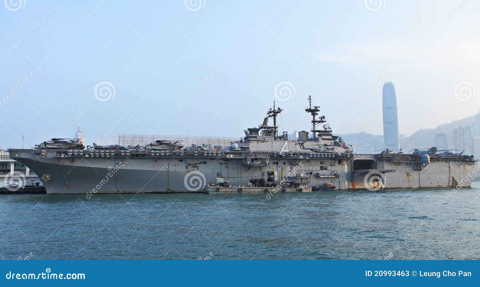 USS Boxer(LHD-4) Visit Hong Kong Editorial Stock Photo - Image of ...