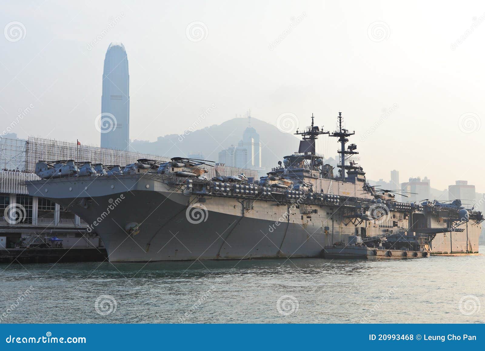 USS Boxer(LHD-4) Visit Hong Kong Editorial Stock Photo - Image of gray ...