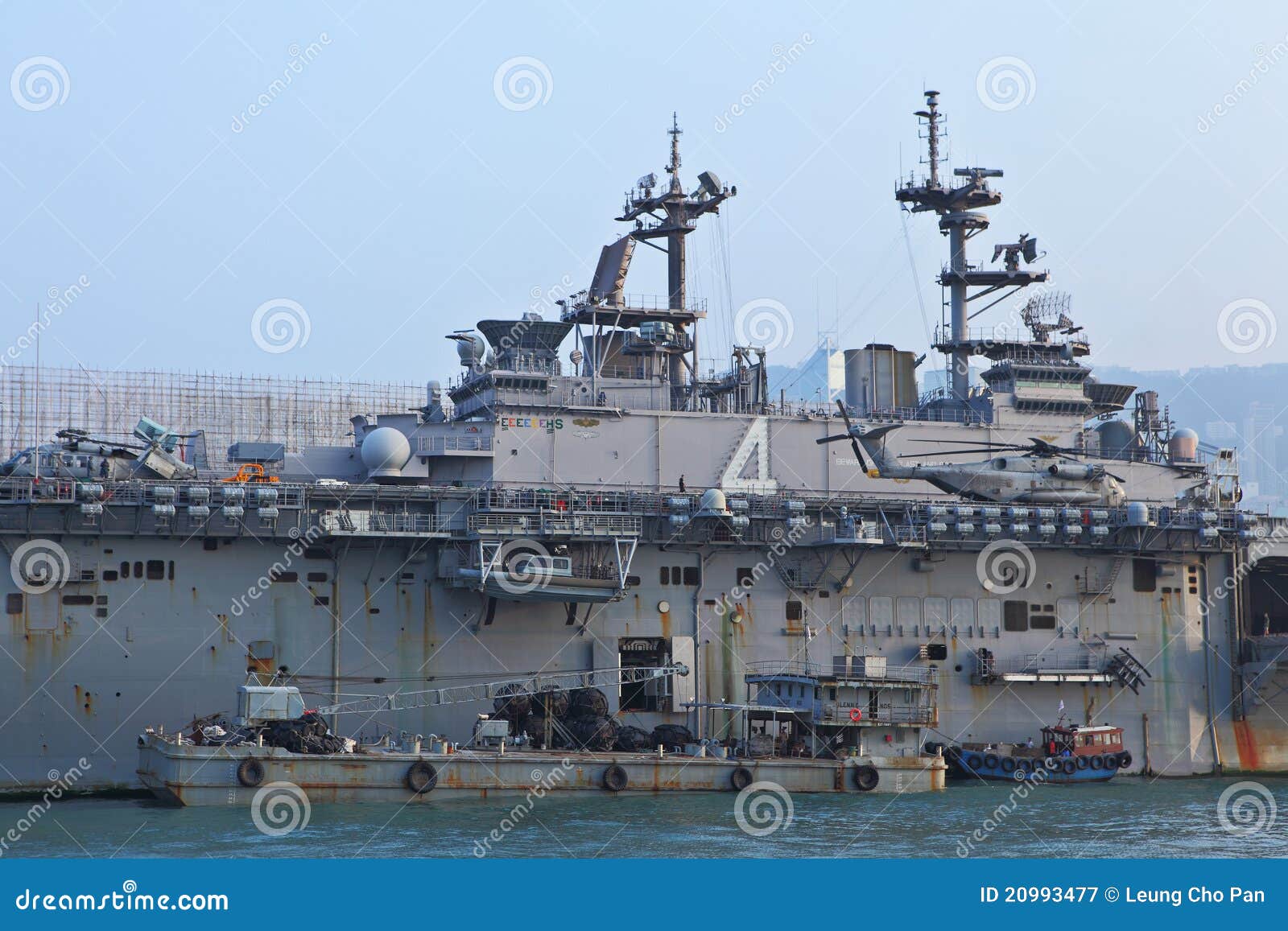 USS Boxer(LHD-4) Visit Hong Kong Editorial Photography - Image of deck ...