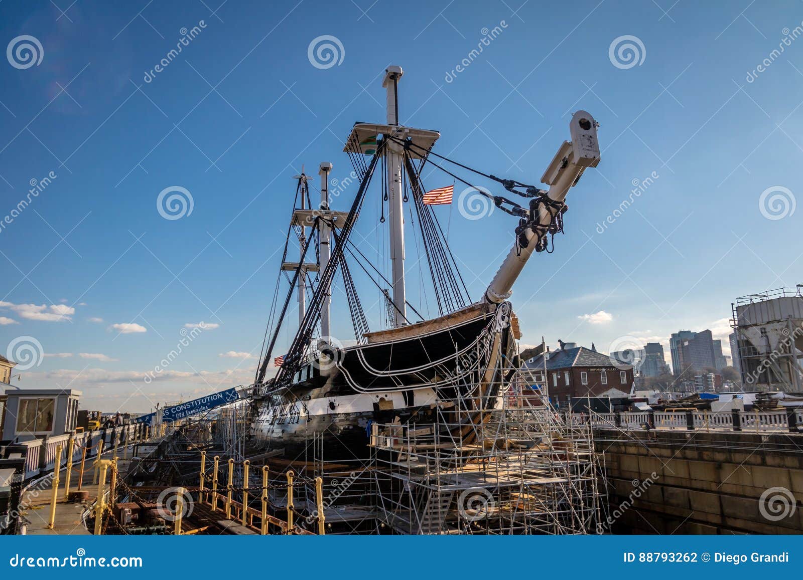 USS Constitution - Boston, Massachusetts, USA Editorial Photography ...