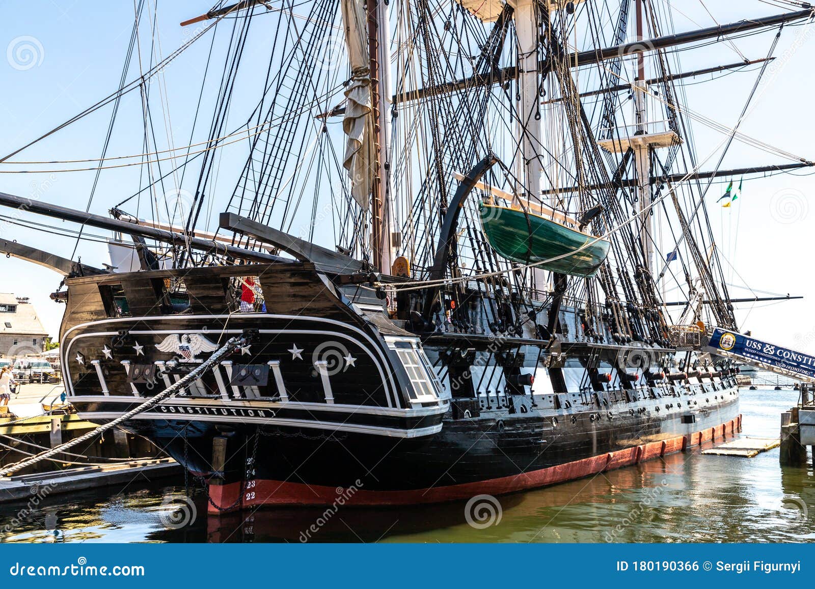 USS Constitution in Boston editorial photo. Image of travel - 180190366