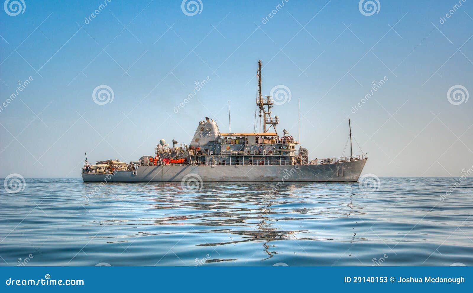 USS Gladiator (MCM 11) Mine Countermeasures Ship Stock Image - Image of ...