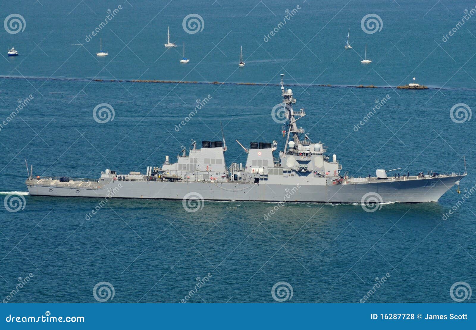 The USS Higgins (DDG 76) editorial stock photo. Image of nautical ...