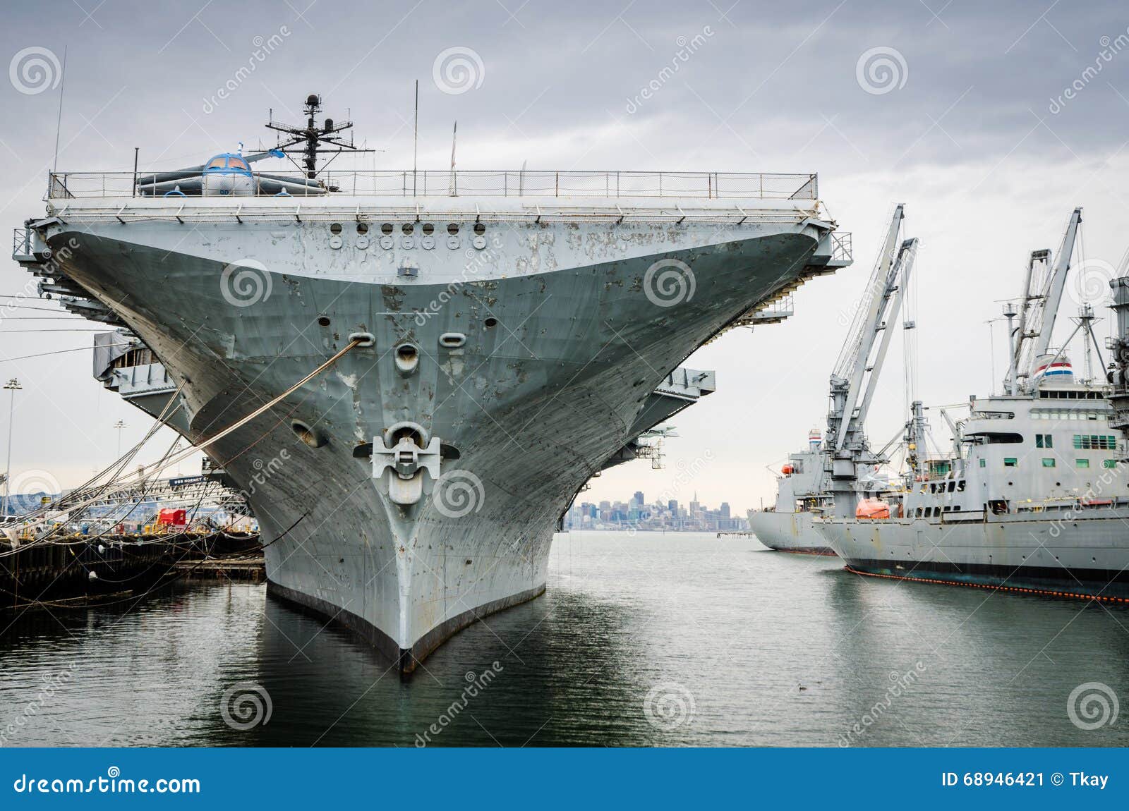 USS Hornet Museum Ship stock image. Image of alameda - 68946421