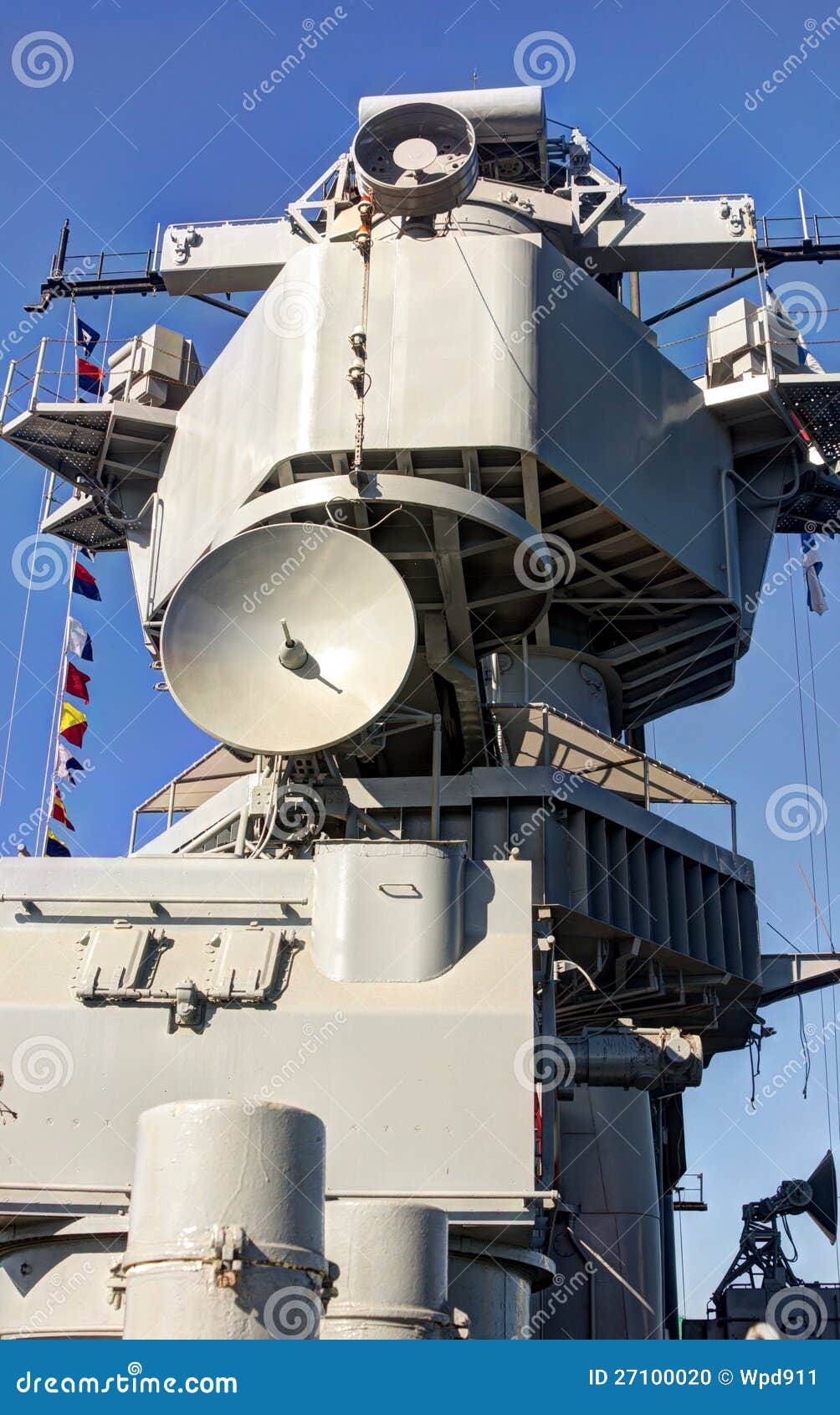 USS Iowa Warship stock photo. Image of deck, communicate - 27100020