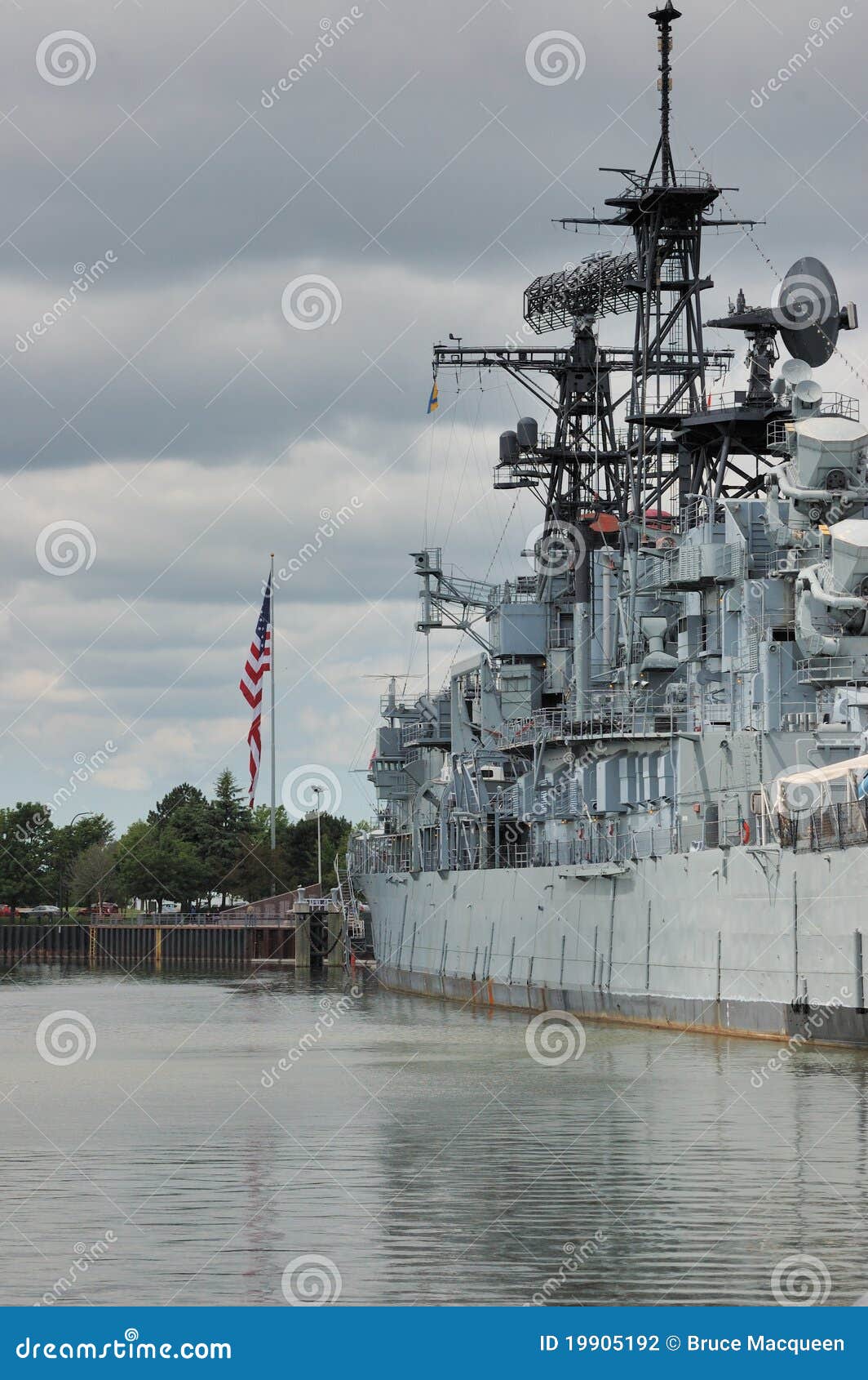 USS Little Rock stock photo. Image of navy, frigate, cruiser - 19905192