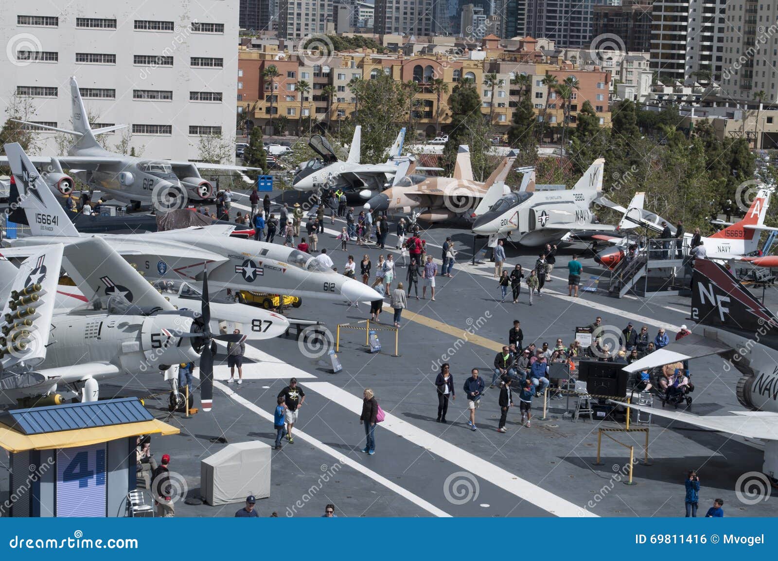 USS Midway editorial photo. Image of bridge, aircraft - 69811416