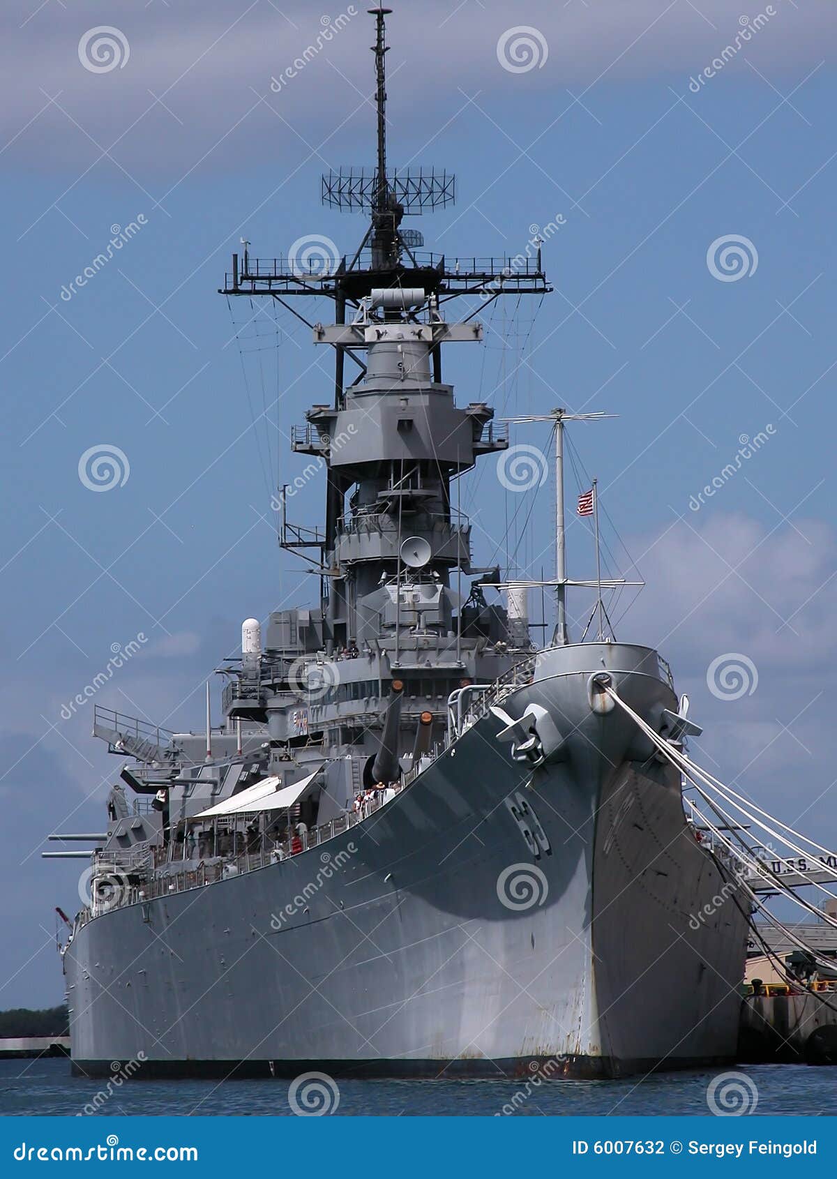 USS Missouri stock photo. Image of mast, warship, battleship - 6007632