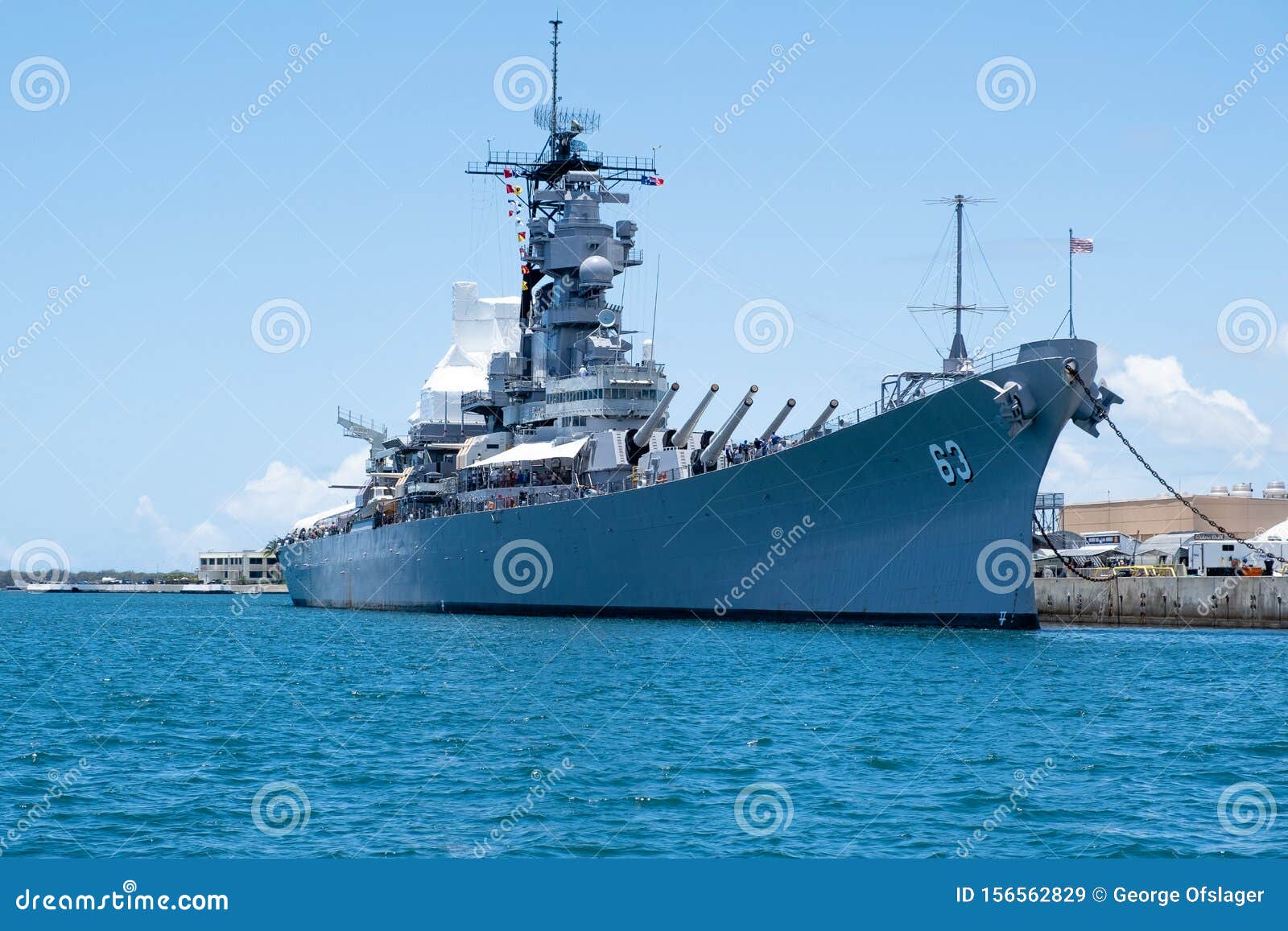 USS Missouri, Pearl Harbor, Hawaii Stock Image - Image of suffered ...