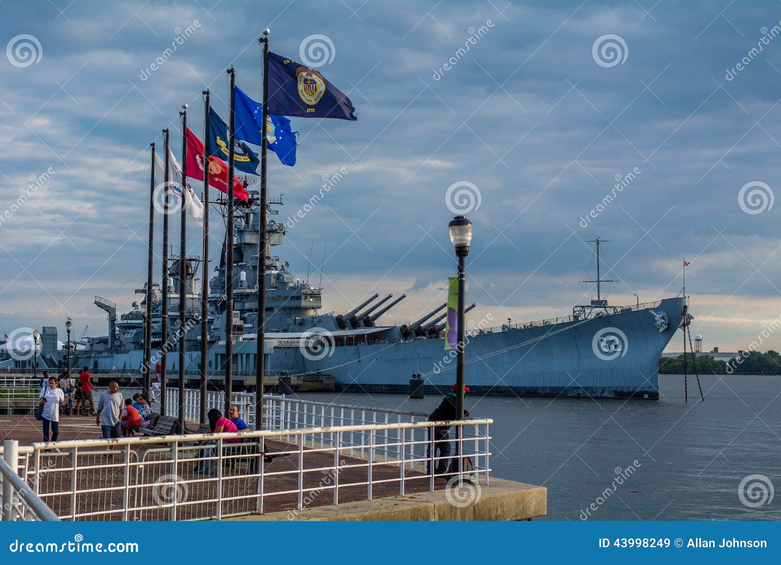 USS New Jersey editorial stock image. Image of defense - 43998249