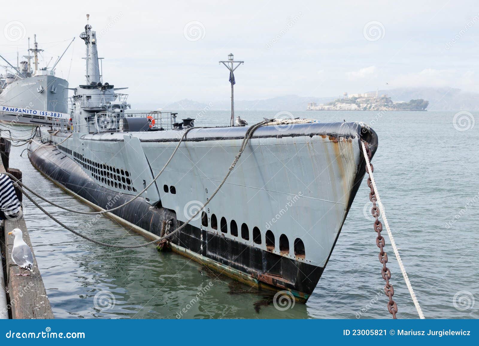 USS Pampanito editorial photo. Image of harbor, mechanics - 23005821