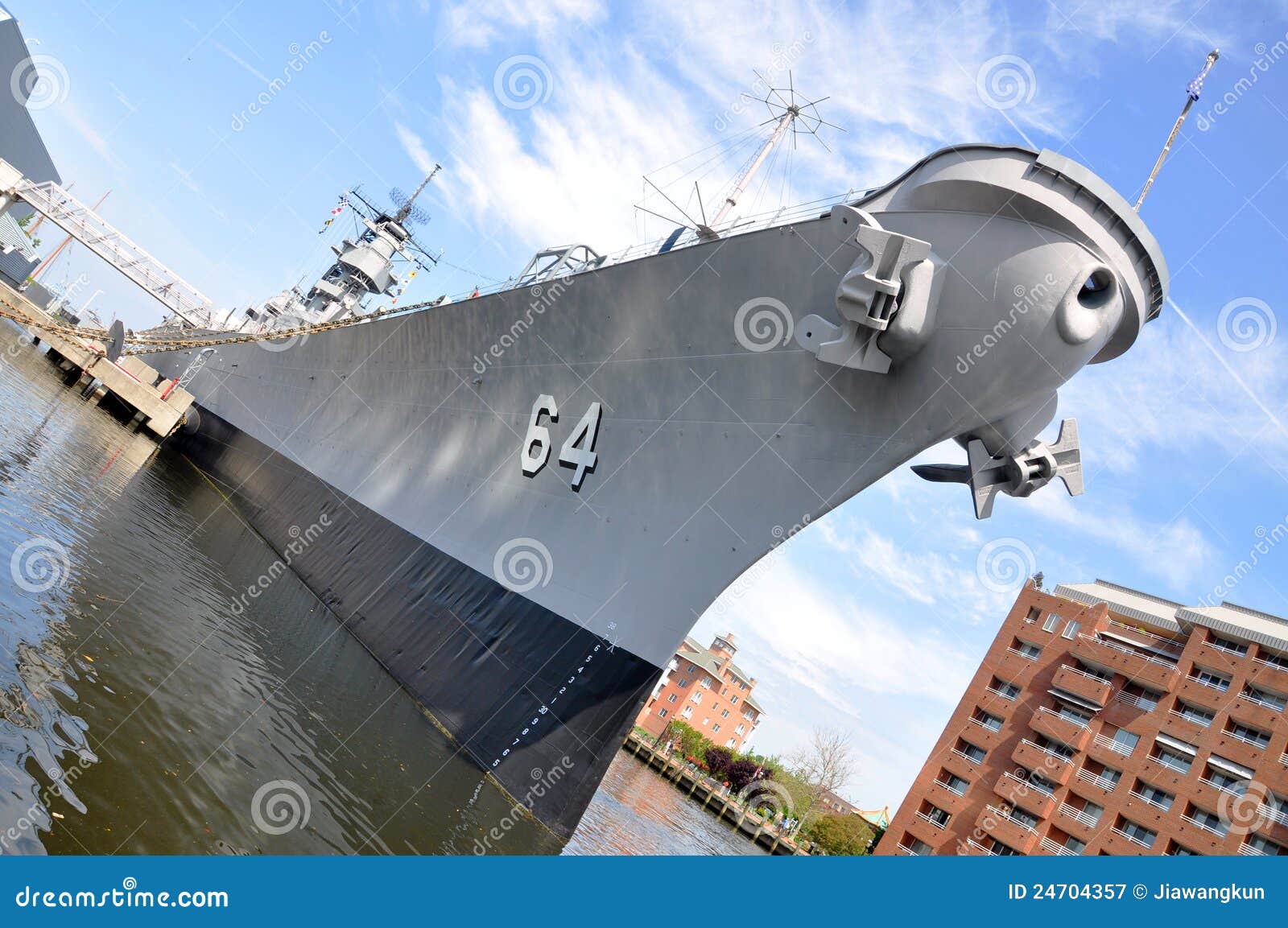 USS Wisconsin Battleship editorial photography. Image of landmark ...
