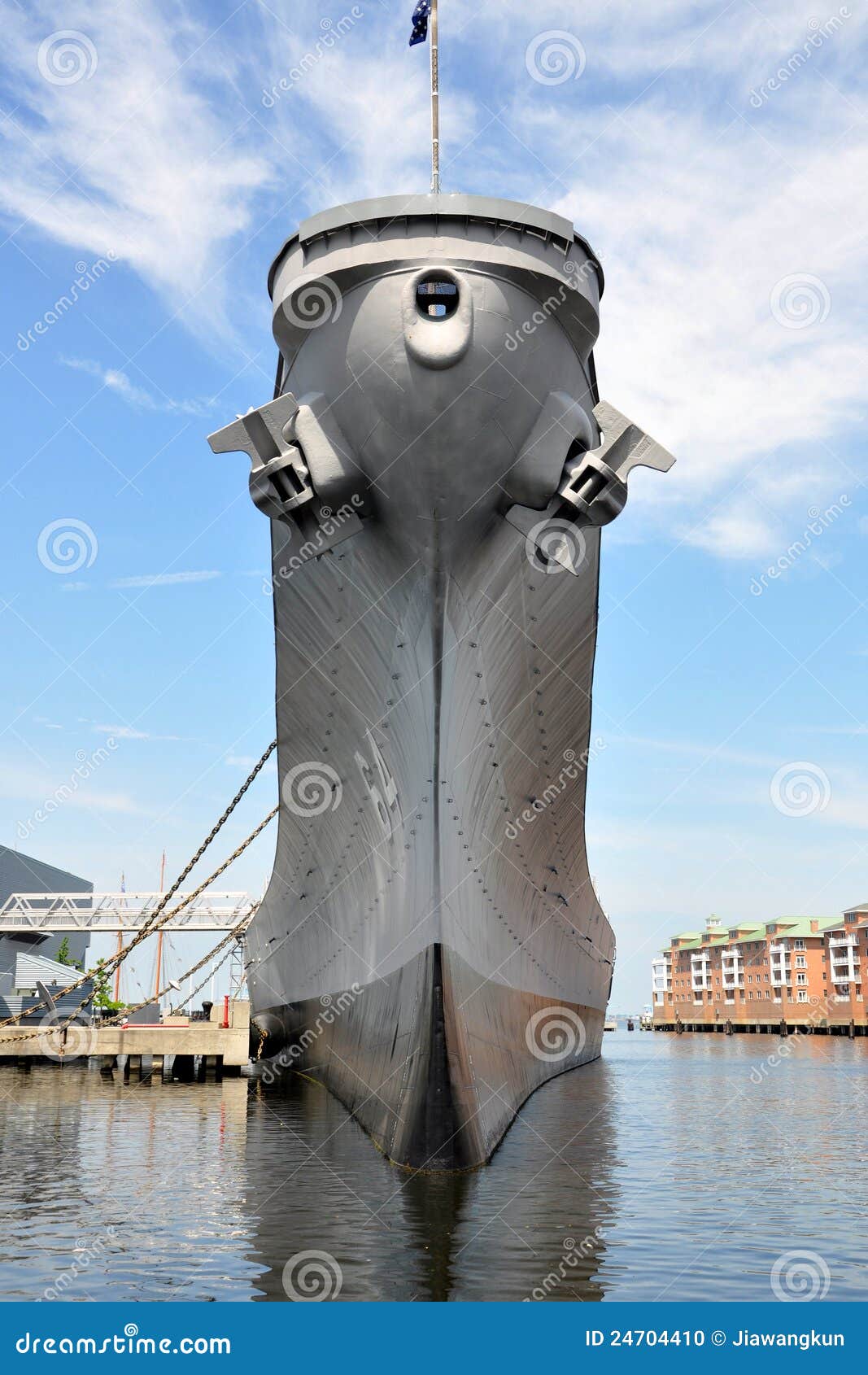USS Wisconsin Battleship stock photo. Image of states - 24704410