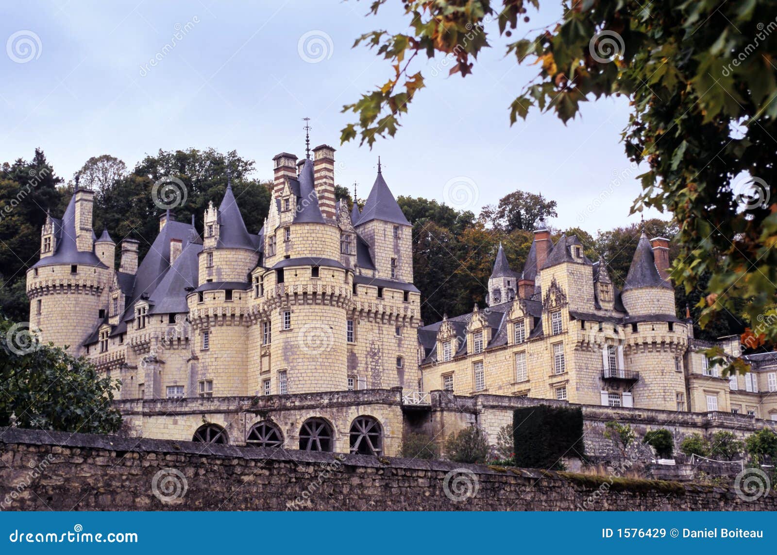 Usse chateau stock image. Image of castle, stone, usse - 1576429