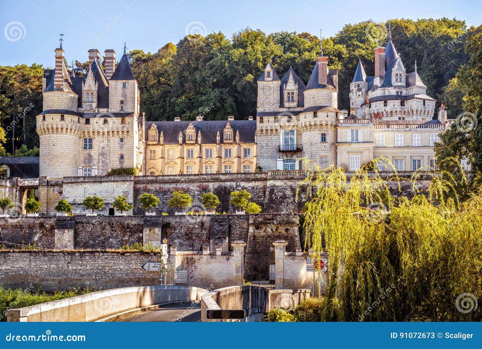 ` Usse, Francia Del Castello D Del Castello Immagine Stock - Immagine ...