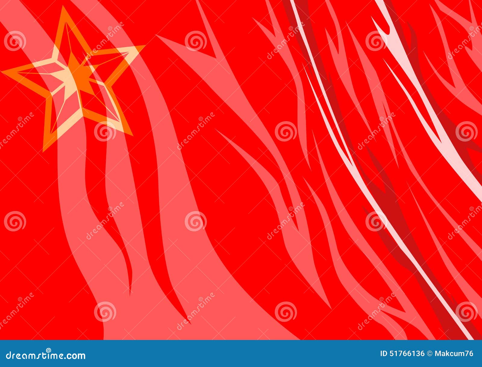 USSR Flag In Official Colors And With Aspect Ratio Of 1:2 Cartoon ...
