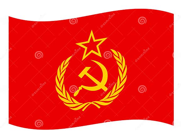USSR flag. stock vector. Illustration of national, province - 128756071