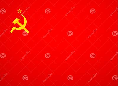 Ussr flag vector stock vector. Illustration of soviet - 99235948