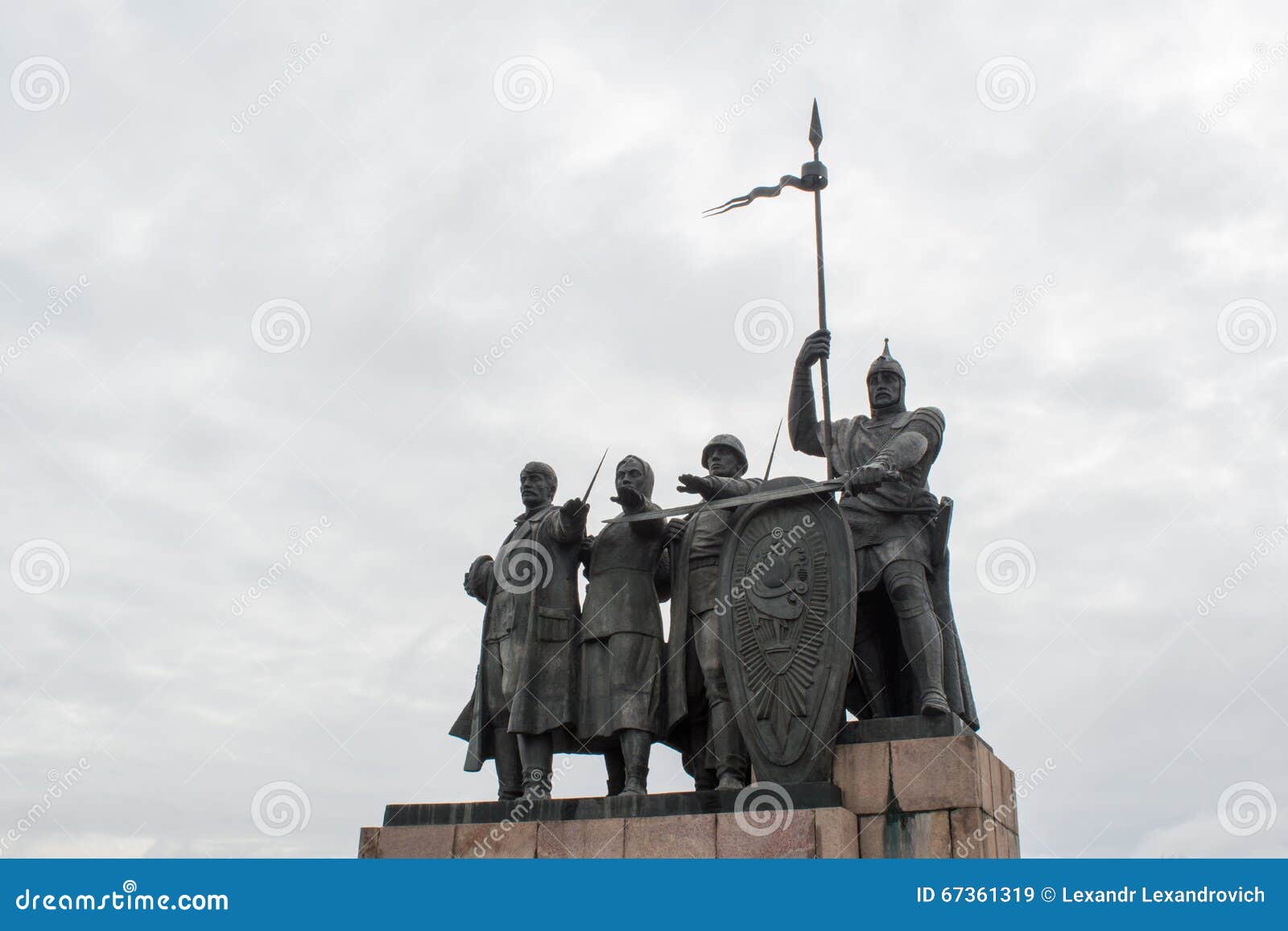 USSR Military Monument of Soviet Soldiers Stock Image - Image of ...
