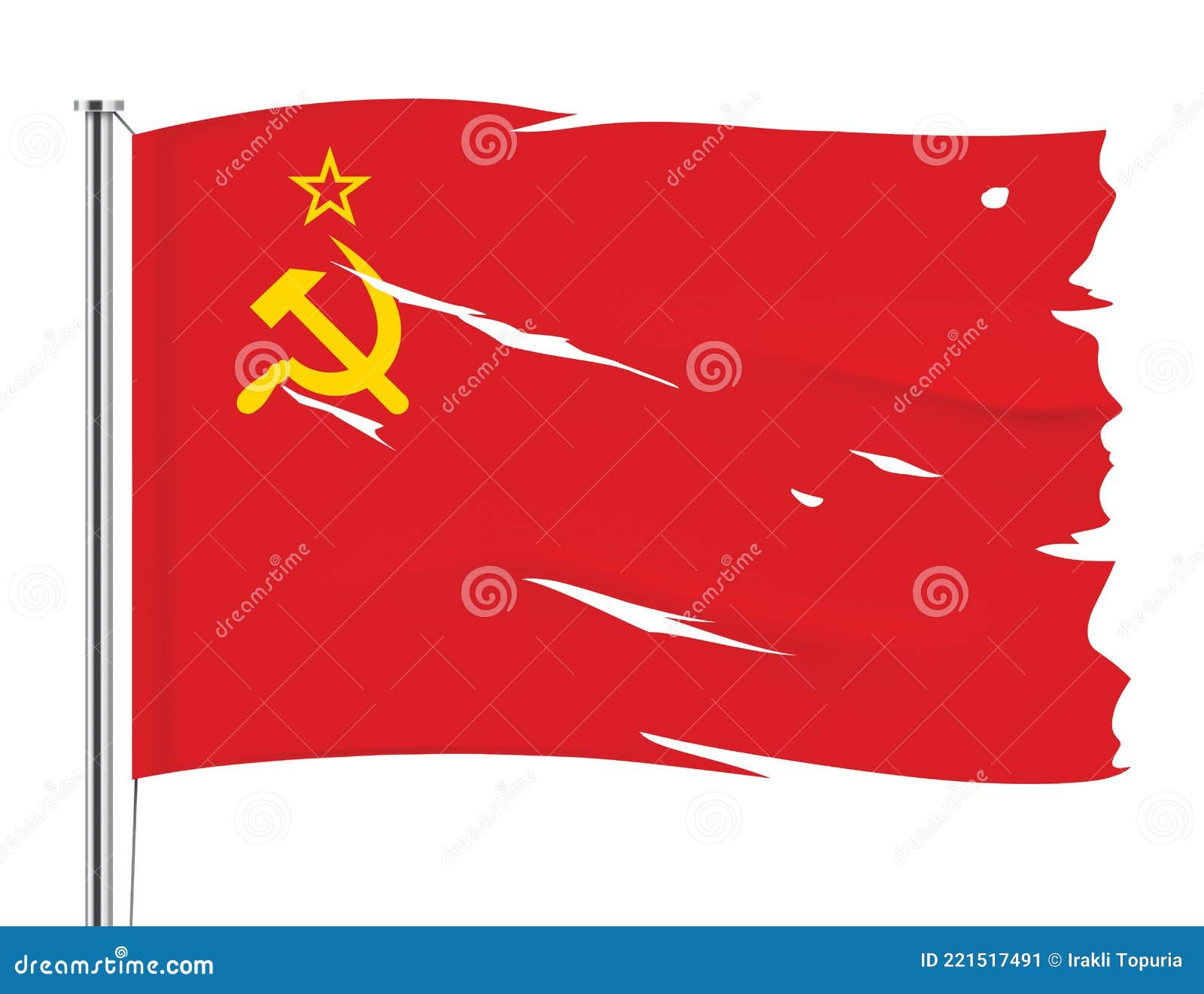 Ussr Flag Waving