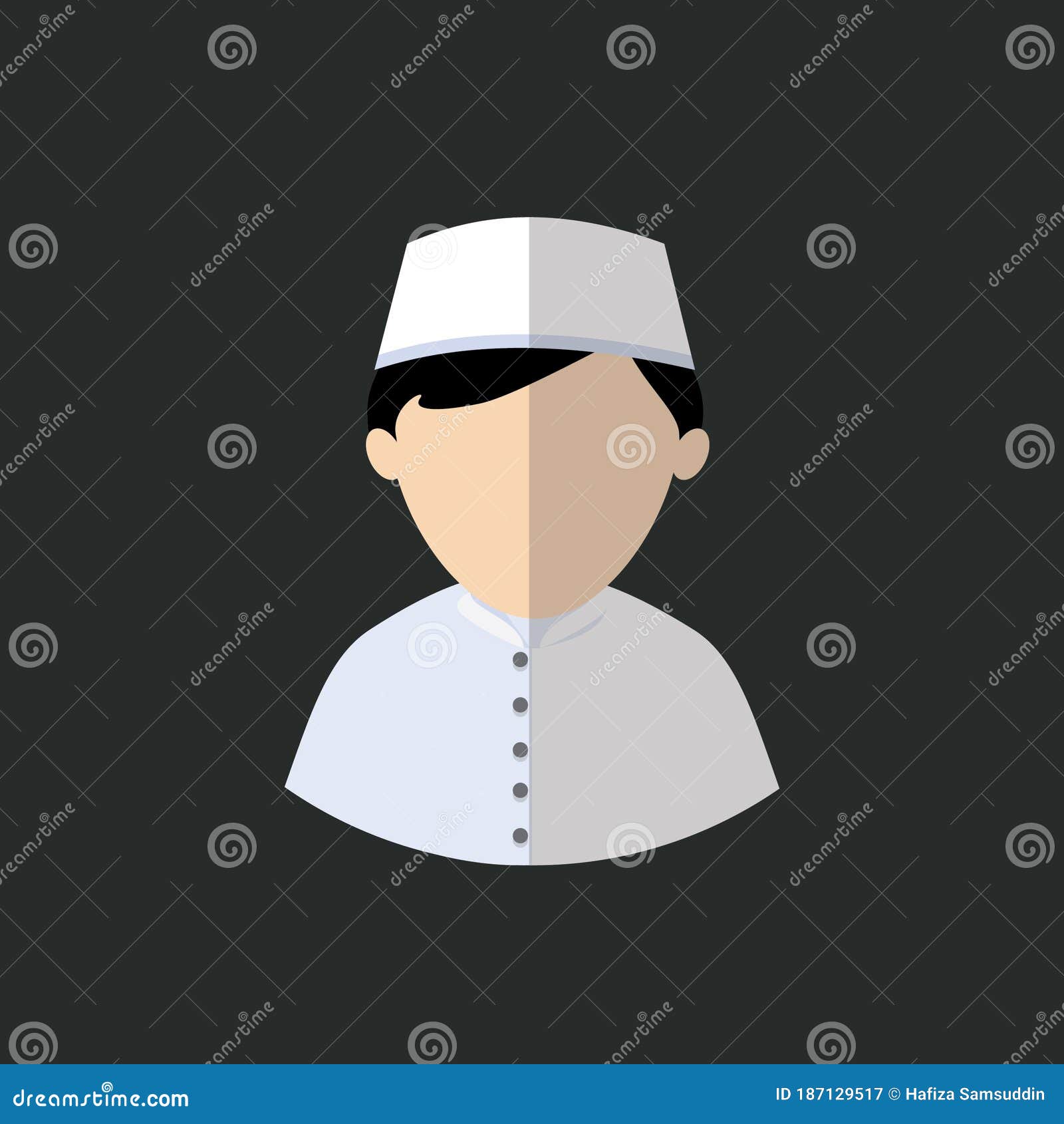 Ustaz. Vector Illustration Decorative Design Stock Vector ...