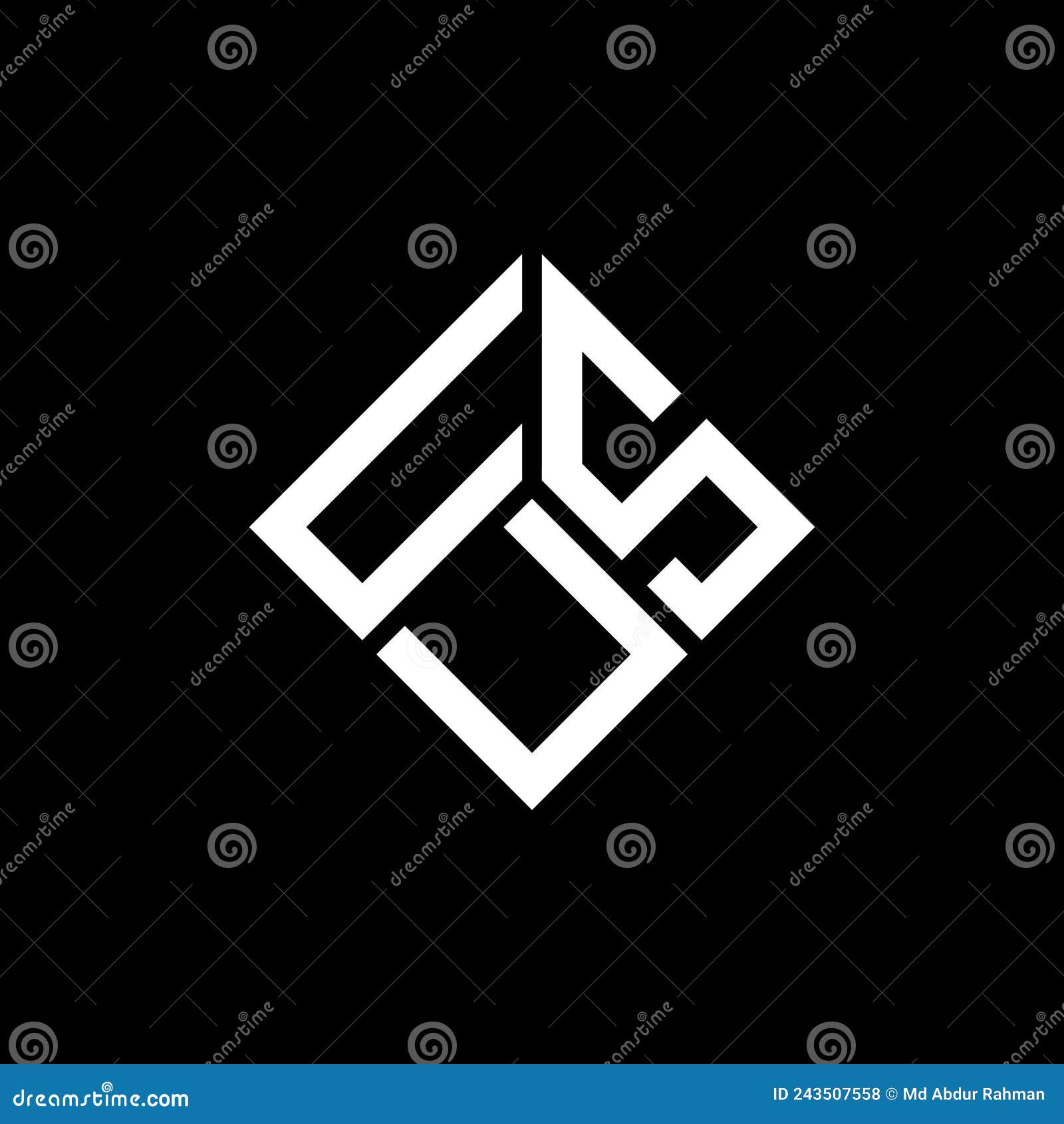 USU Letter Logo Design on Black Background. USU Creative Initials ...