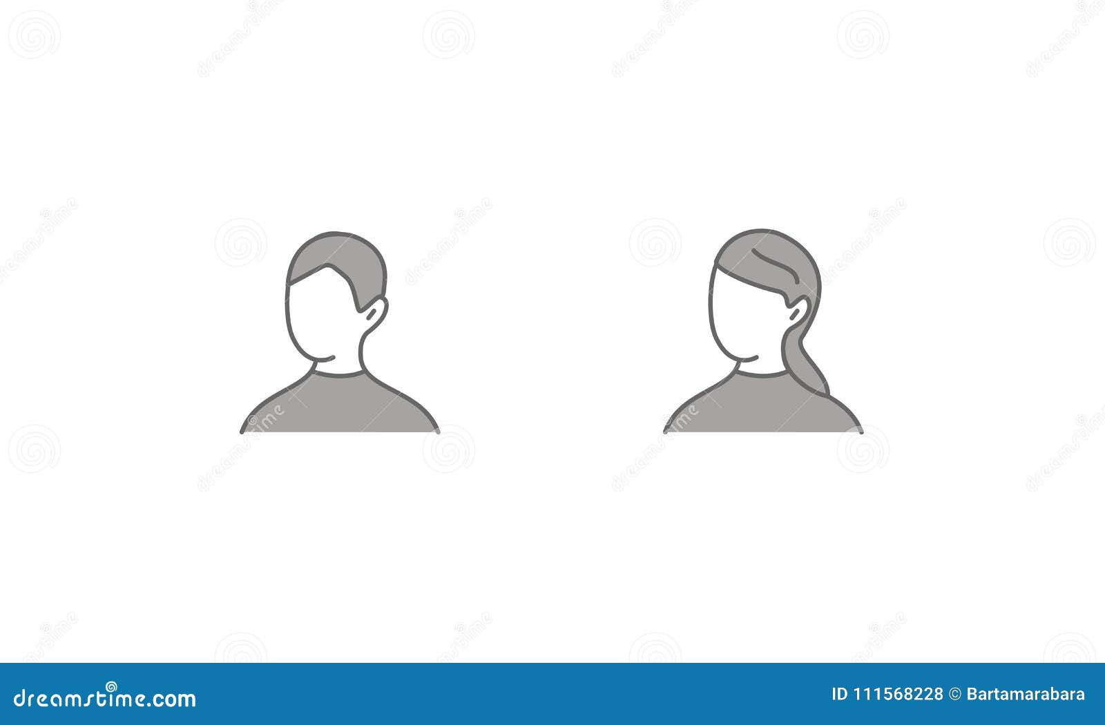 Usuarios Del Defecto, Avatar Del Defecto Ilustración del Vector ...