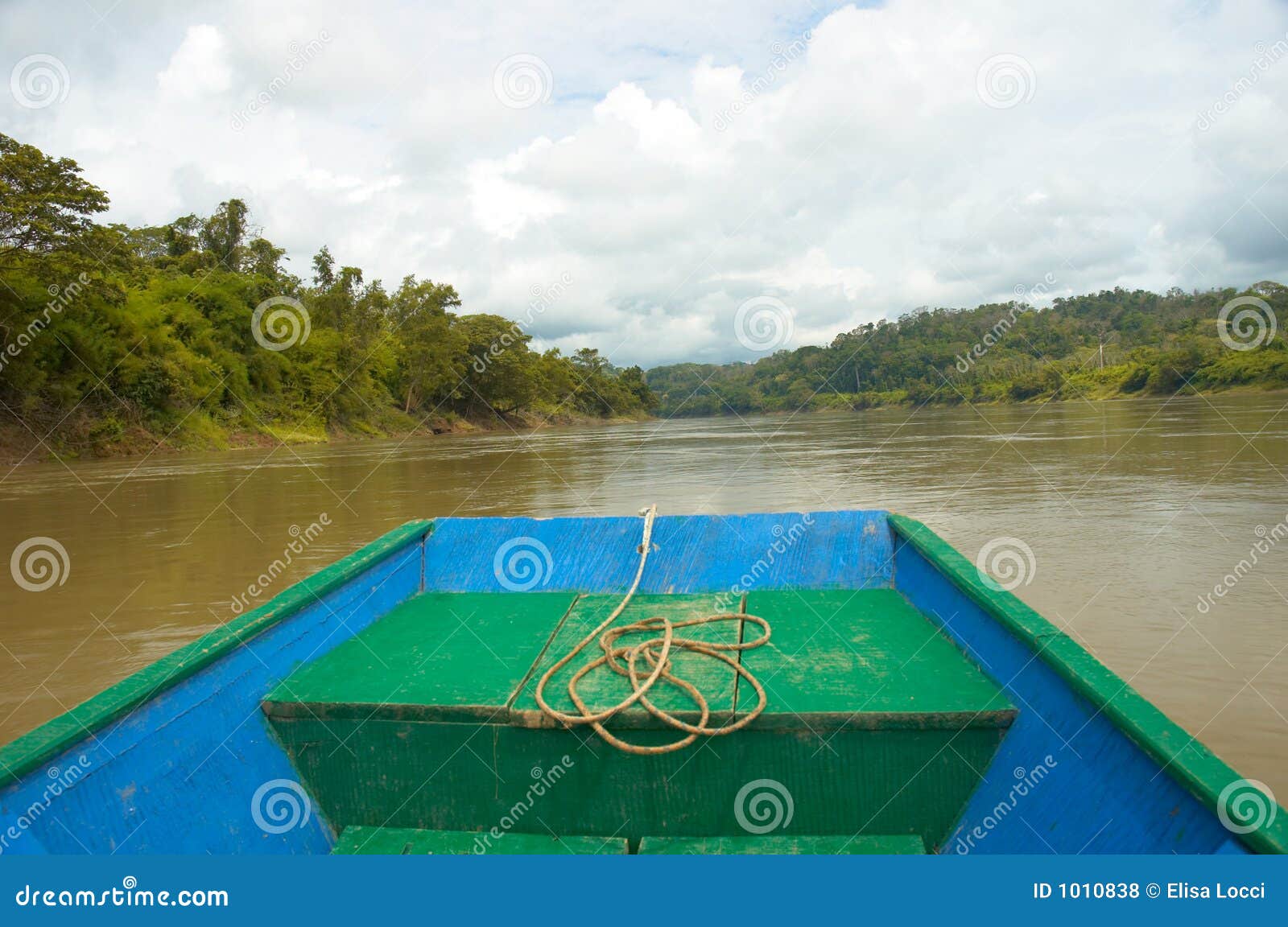 Usumacinta river stock photo. Image of chiapas, boat, central - 1010838