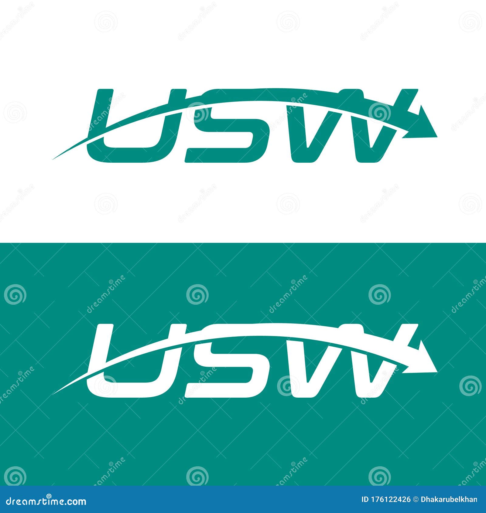 USW Letter Logo Design Vector Stock Vector - Illustration of element ...