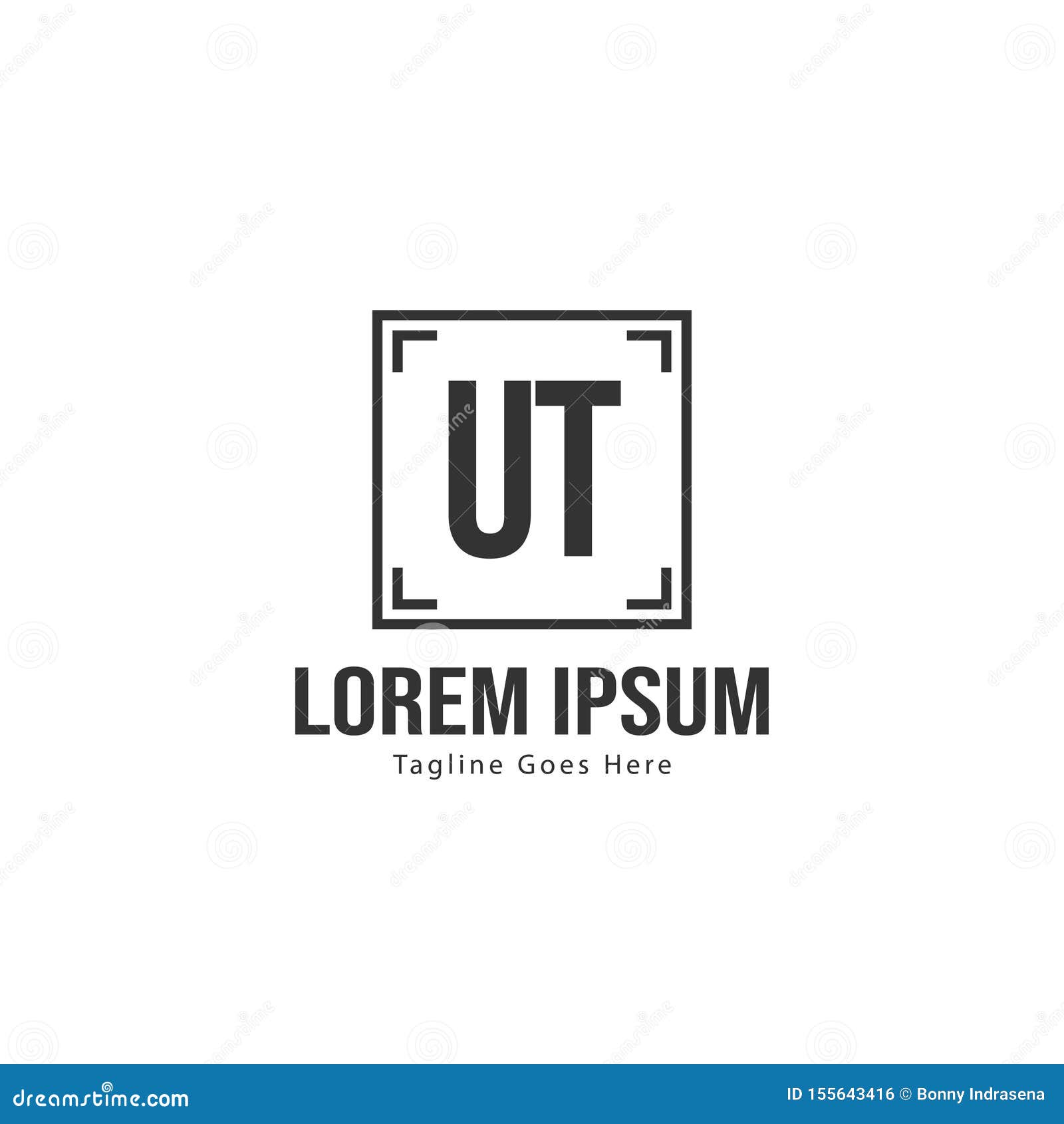 UT Letter Logo Design. Creative Modern UT Letters Icon Illustration ...