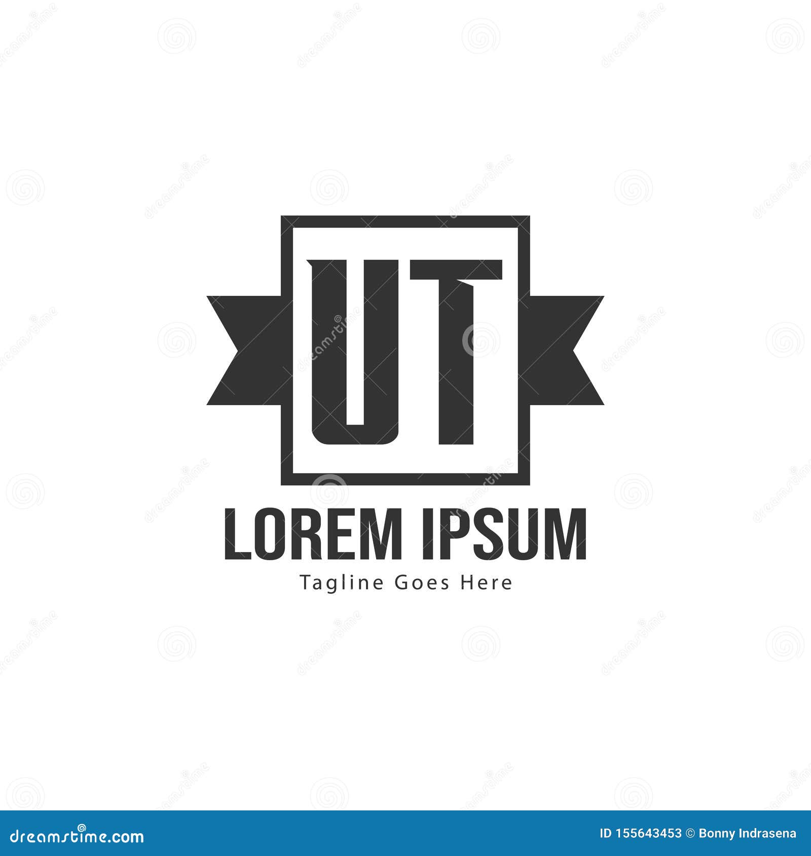 UT Letter Logo Design. Creative Modern UT Letters Icon Illustration ...