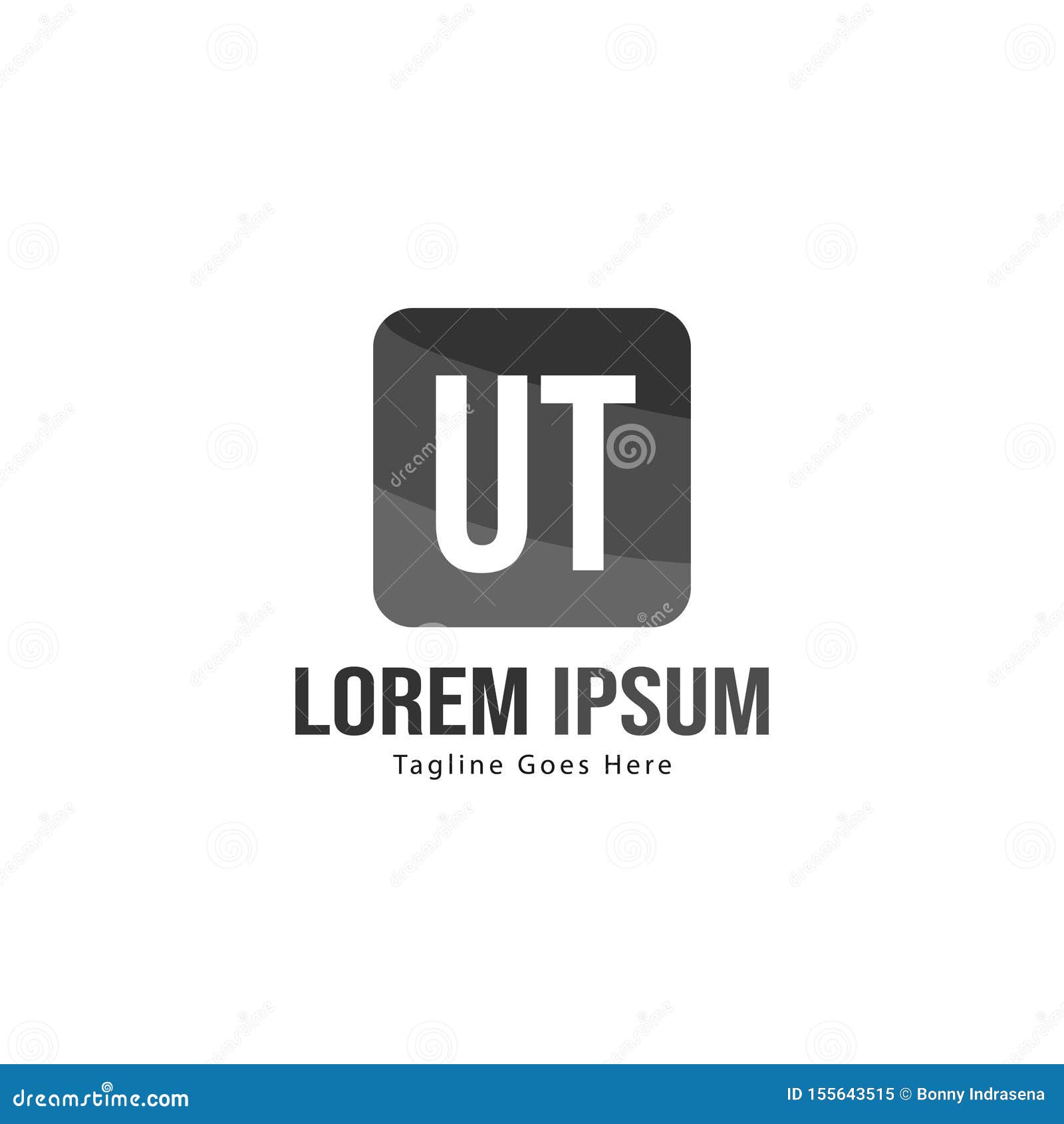 UT Letter Logo Design. Creative Modern UT Letters Icon Illustration ...